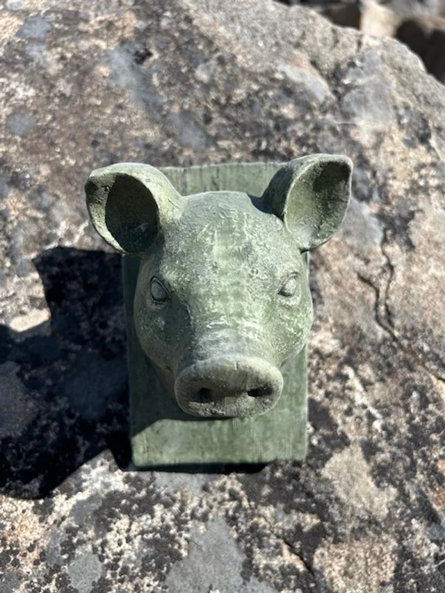 Pig Head — Greenman Stone