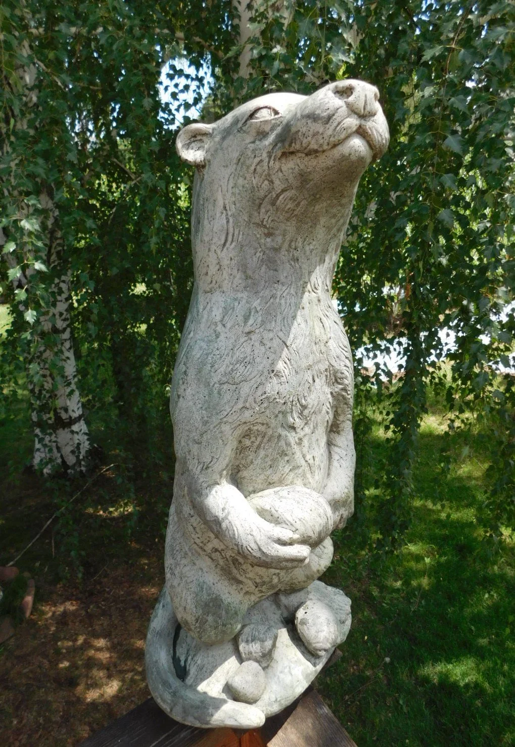 standing otter — Greenman Stone
