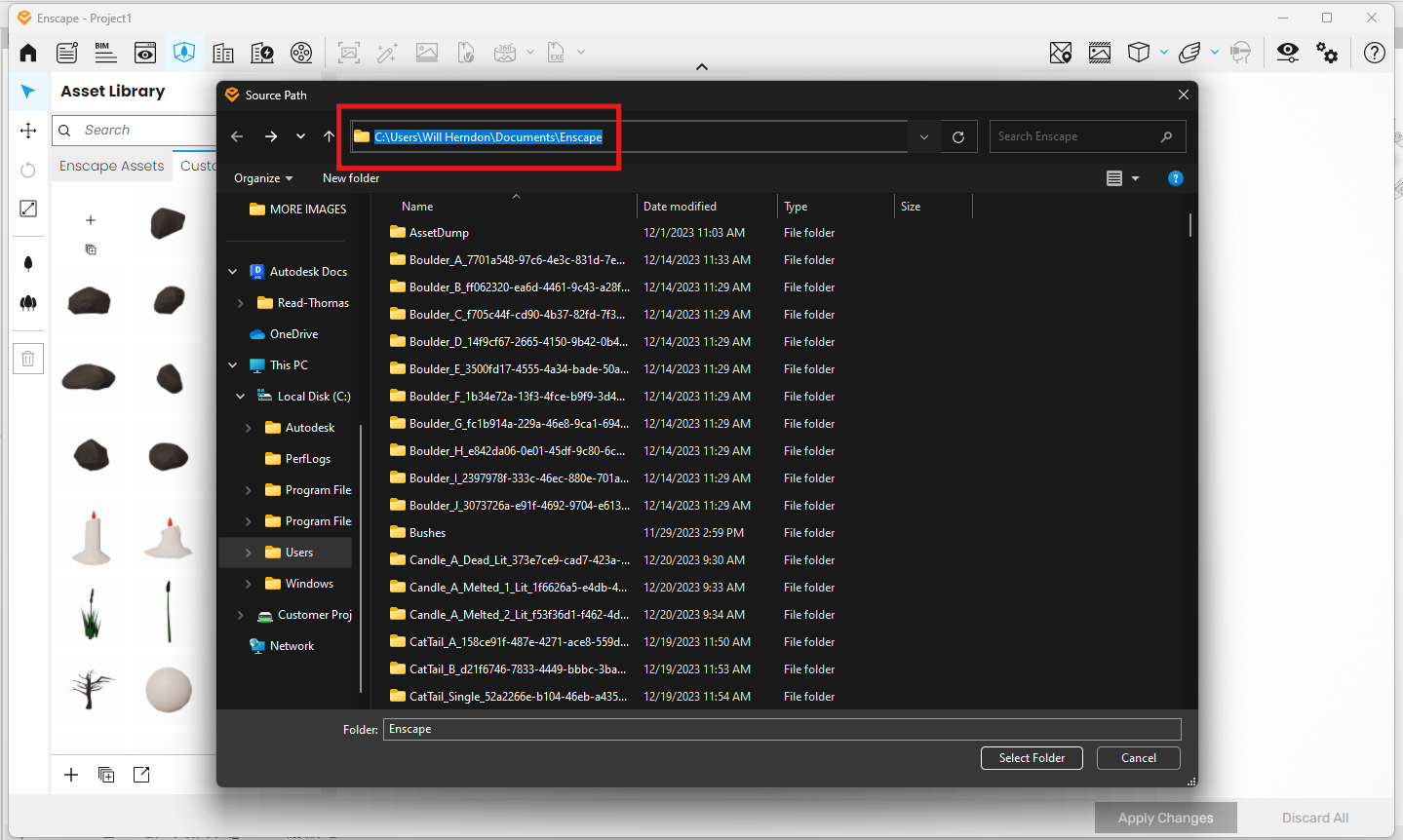 Enscape README | Guide to Custom Assets — BIM Kits