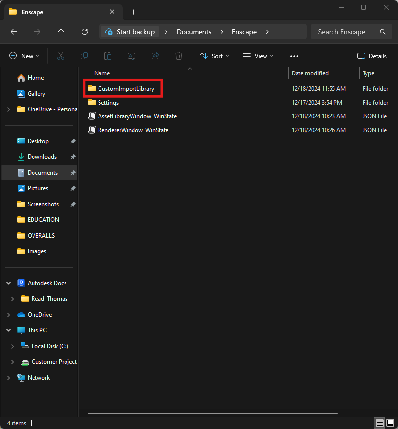 Enscape README | Guide to Custom Assets — BIM Kits