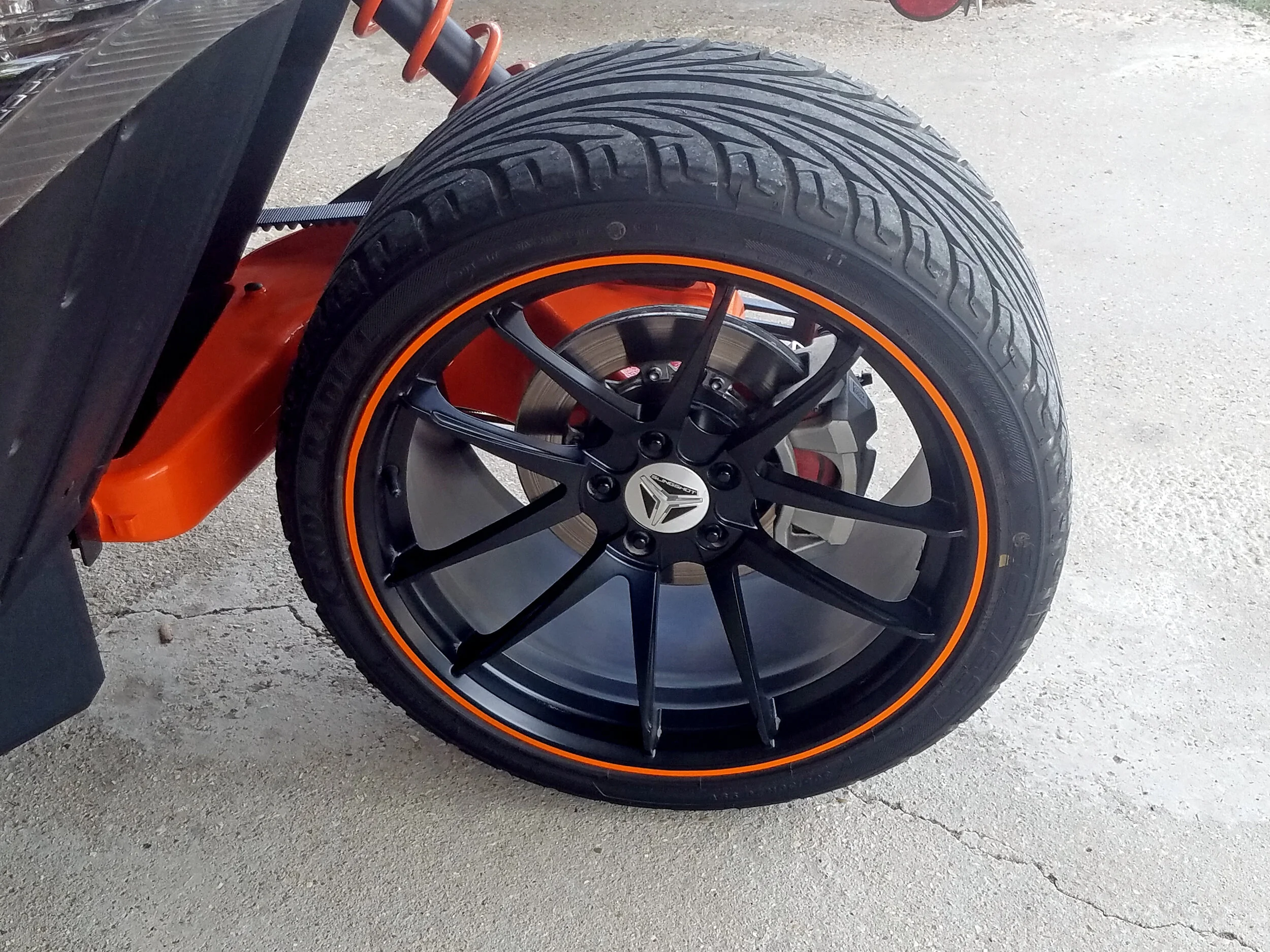 Install Pics - Orange Rimstripes — Tapeworks Graphics