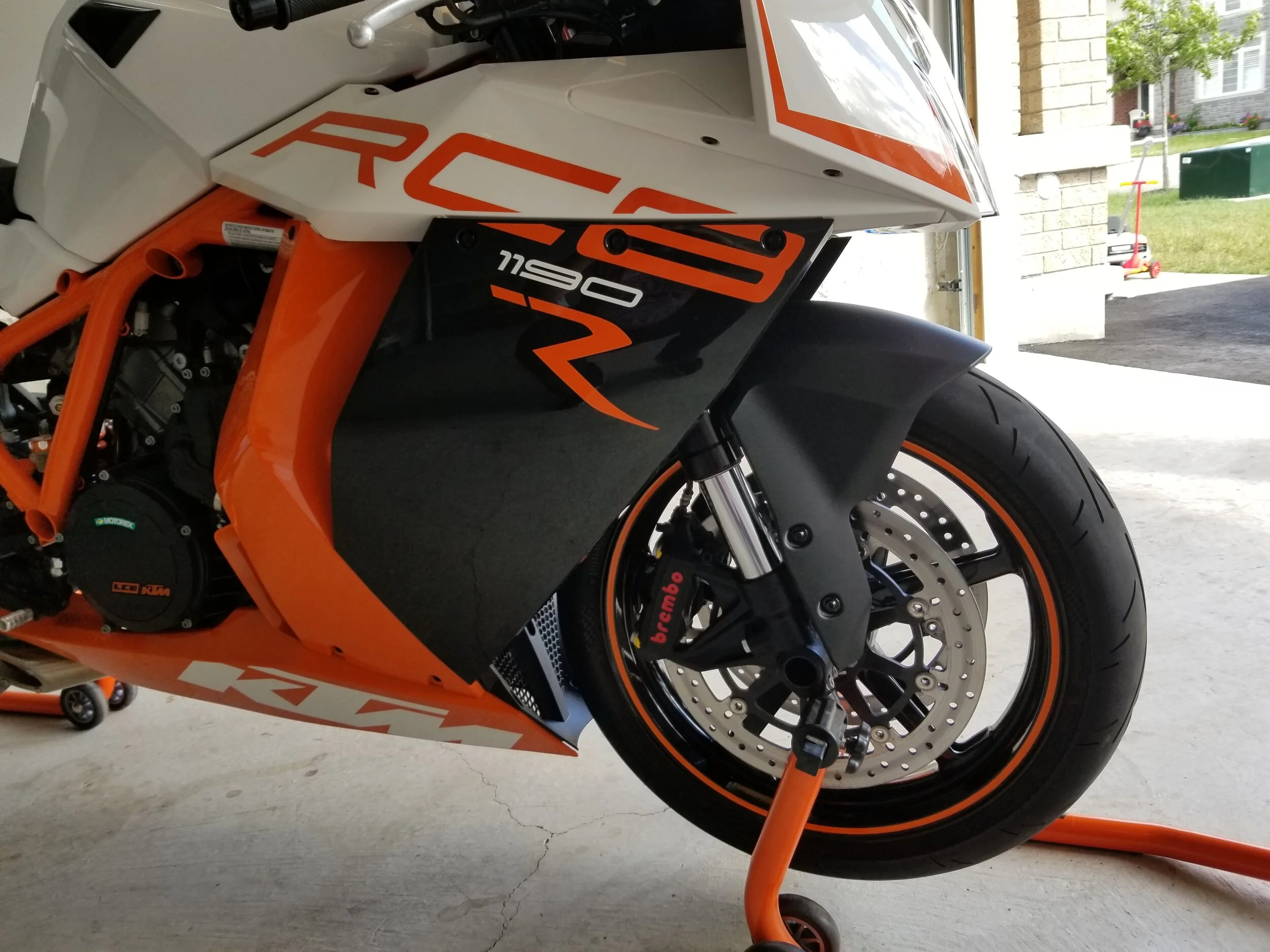 Install Pics - Orange Rimstripes — Tapeworks Graphics