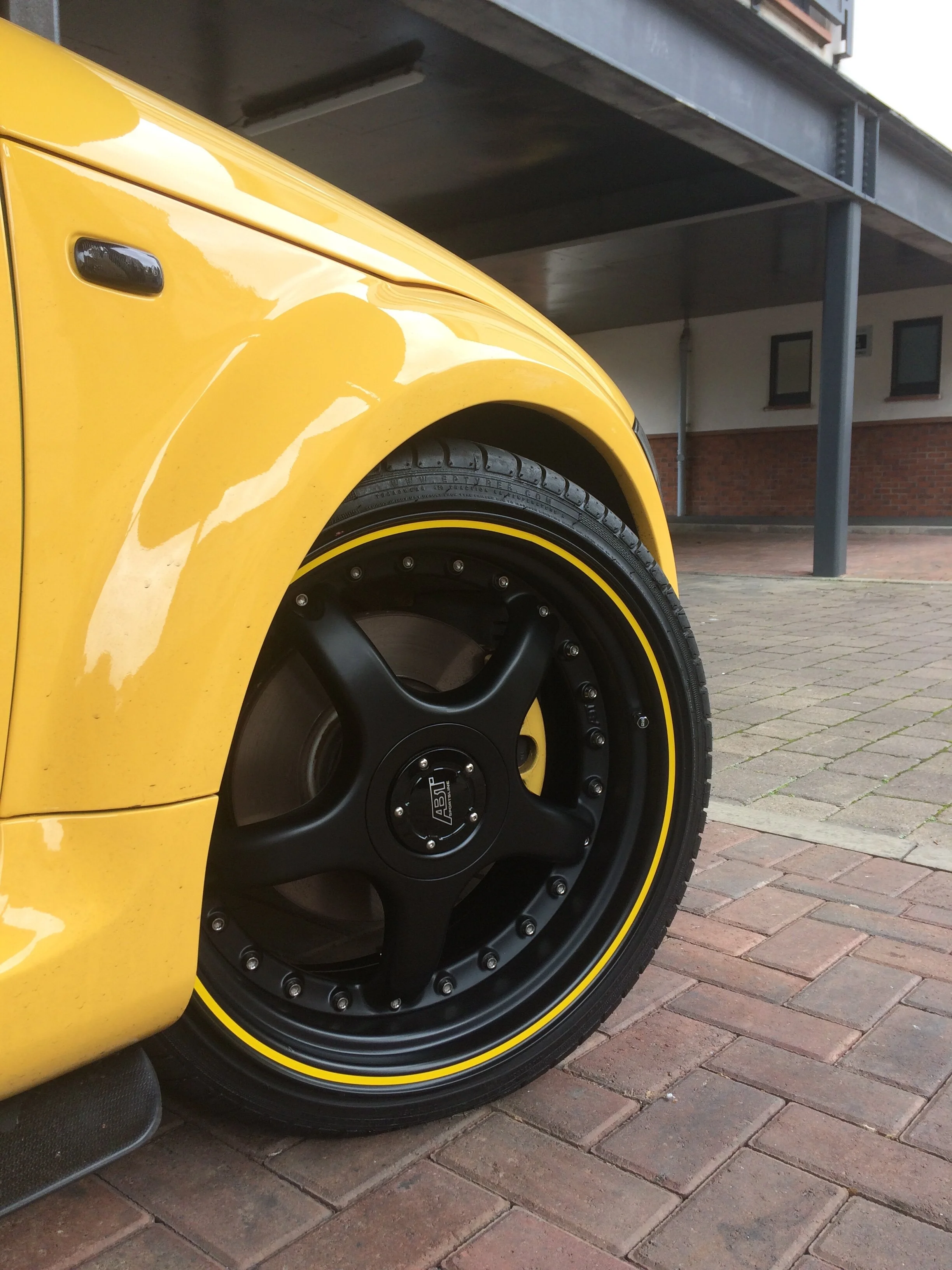 Install Pics - Yellow Rimstripes — Tapeworks Graphics