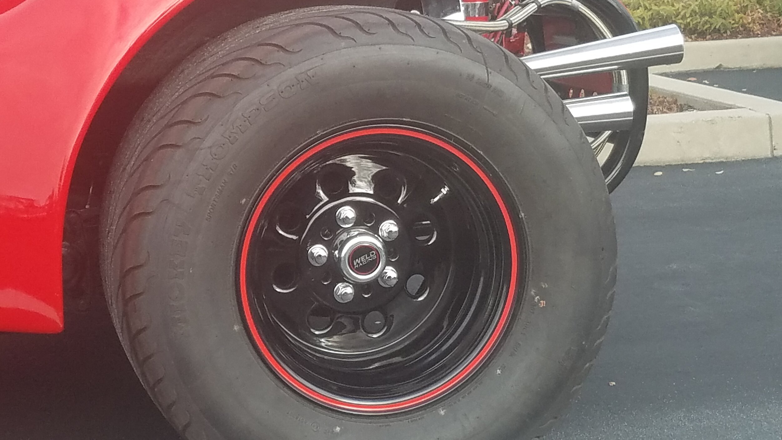 Install Pics - Red Rimstripes — Tapeworks Graphics