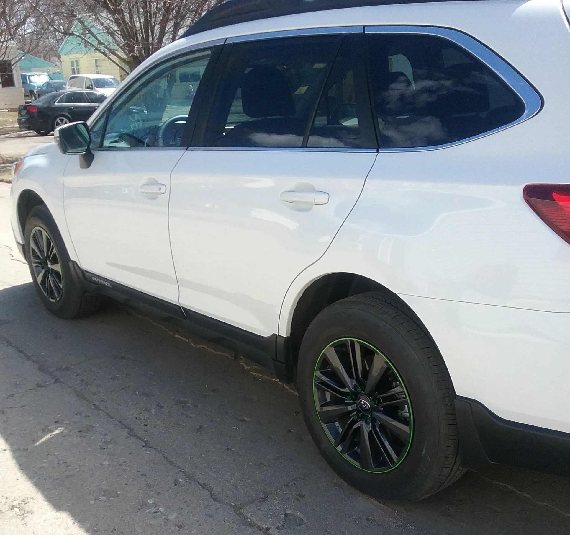 Install Pics - Green Rimstripes — Tapeworks Graphics