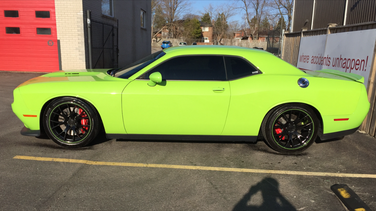 Install Pics - Green Rimstripes — Tapeworks Graphics