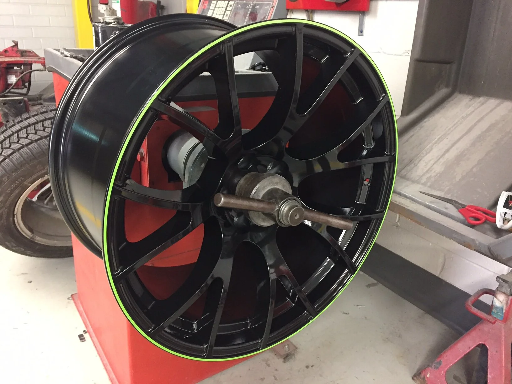 Install Pics - Green Rimstripes — Tapeworks Graphics