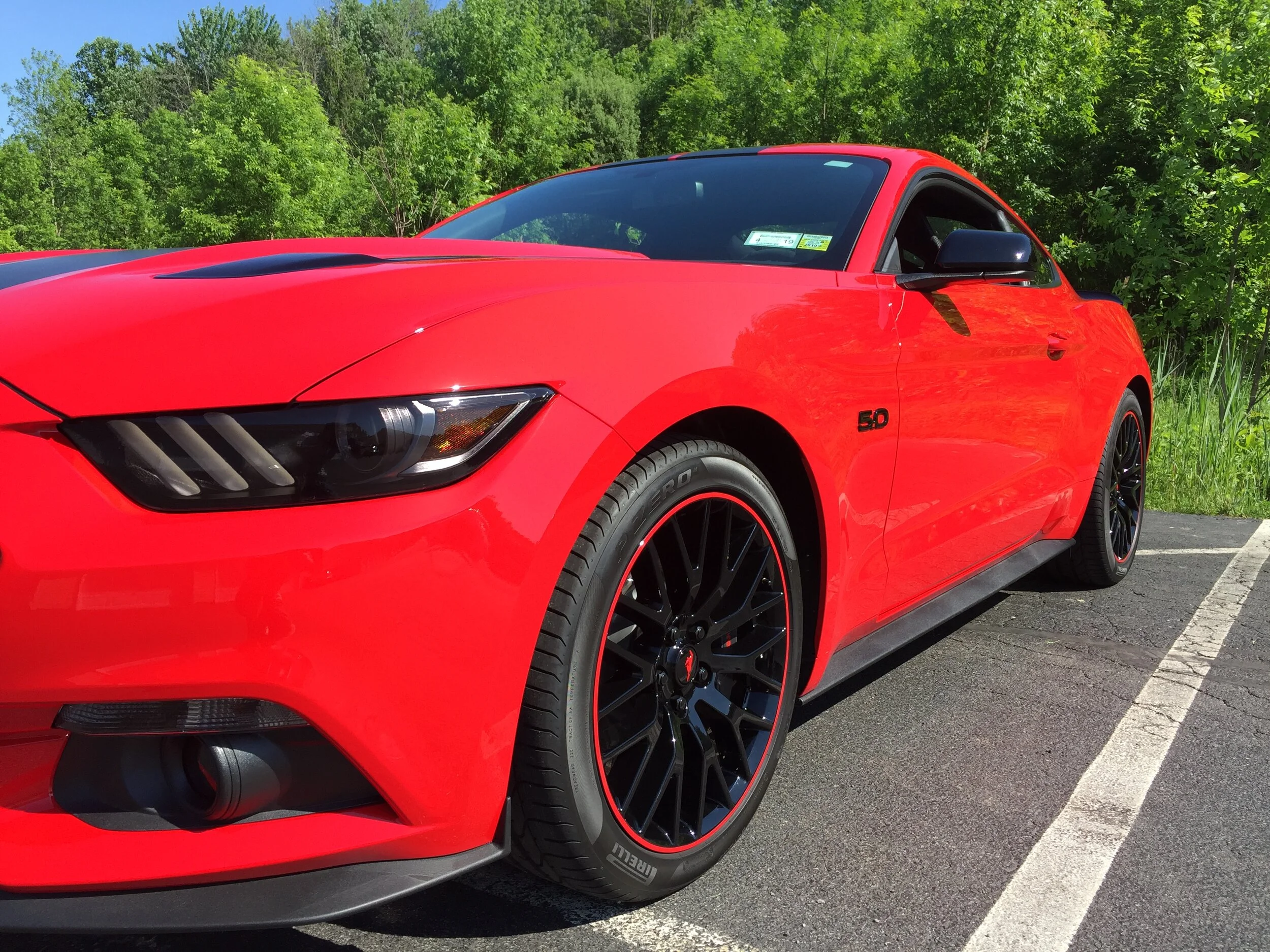 Install Pics - Red Rimstripes — Tapeworks Graphics