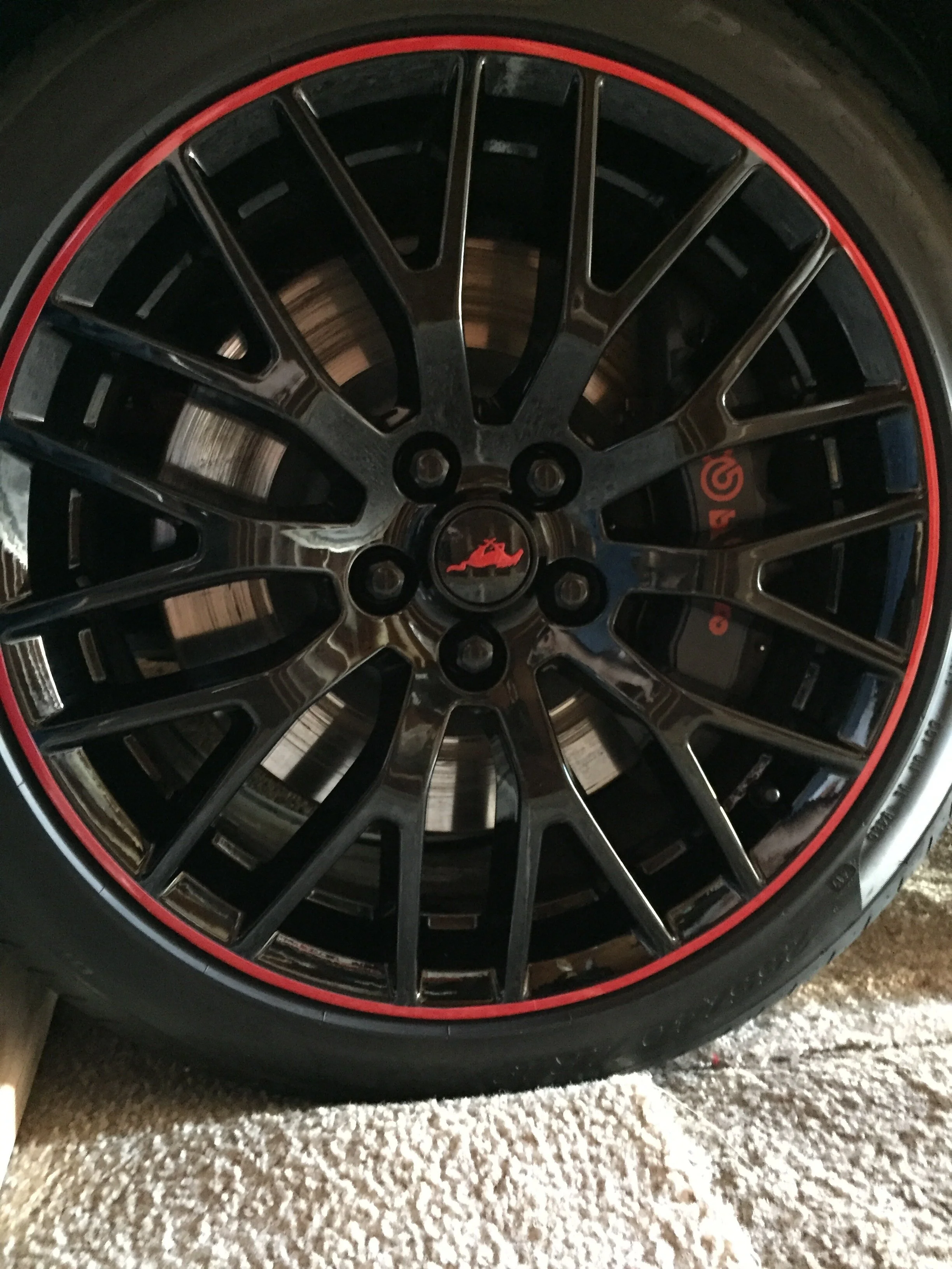 Install Pics - Red Rimstripes — Tapeworks Graphics