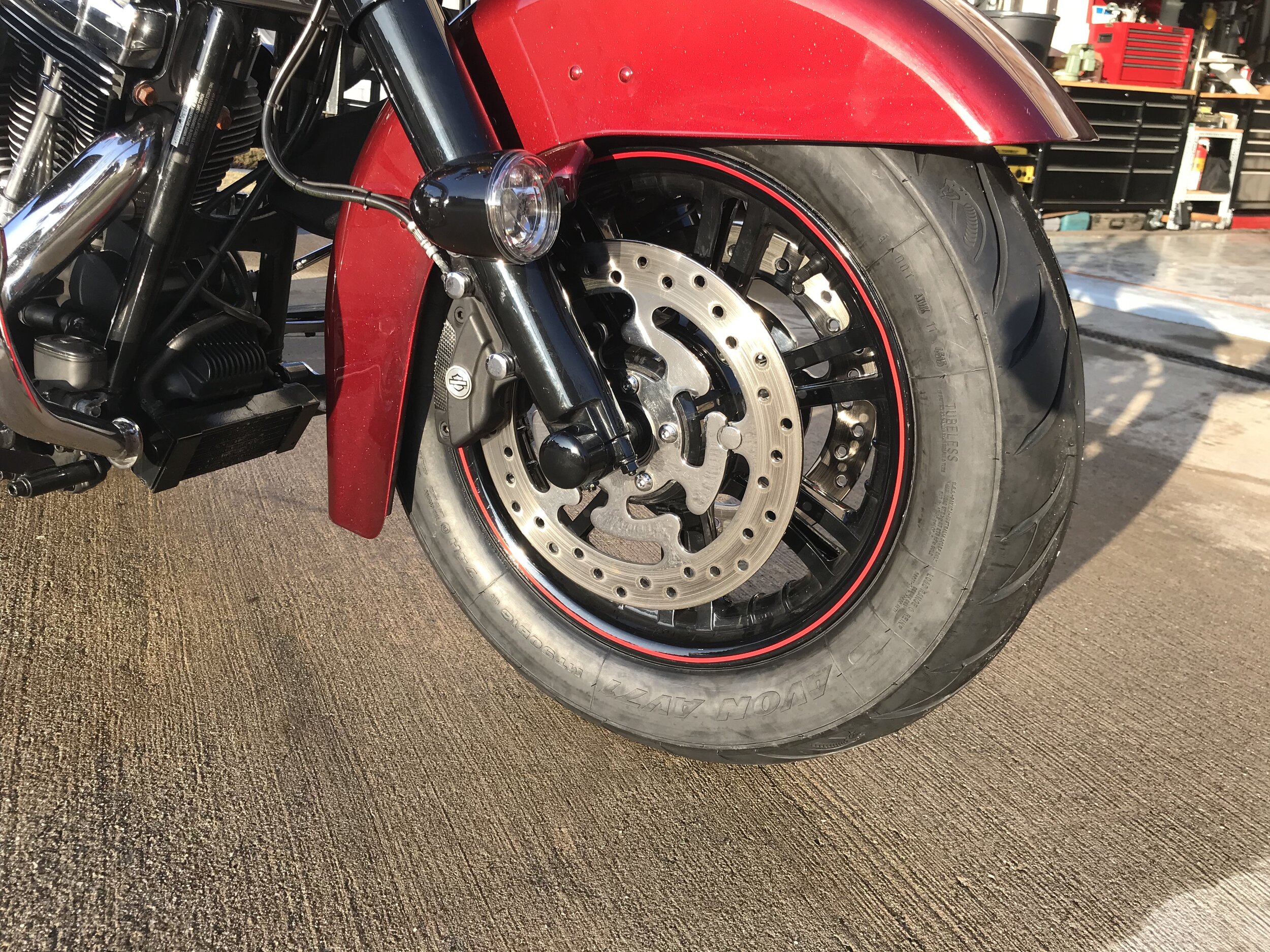 Install Pics - Red Rimstripes — Tapeworks Graphics