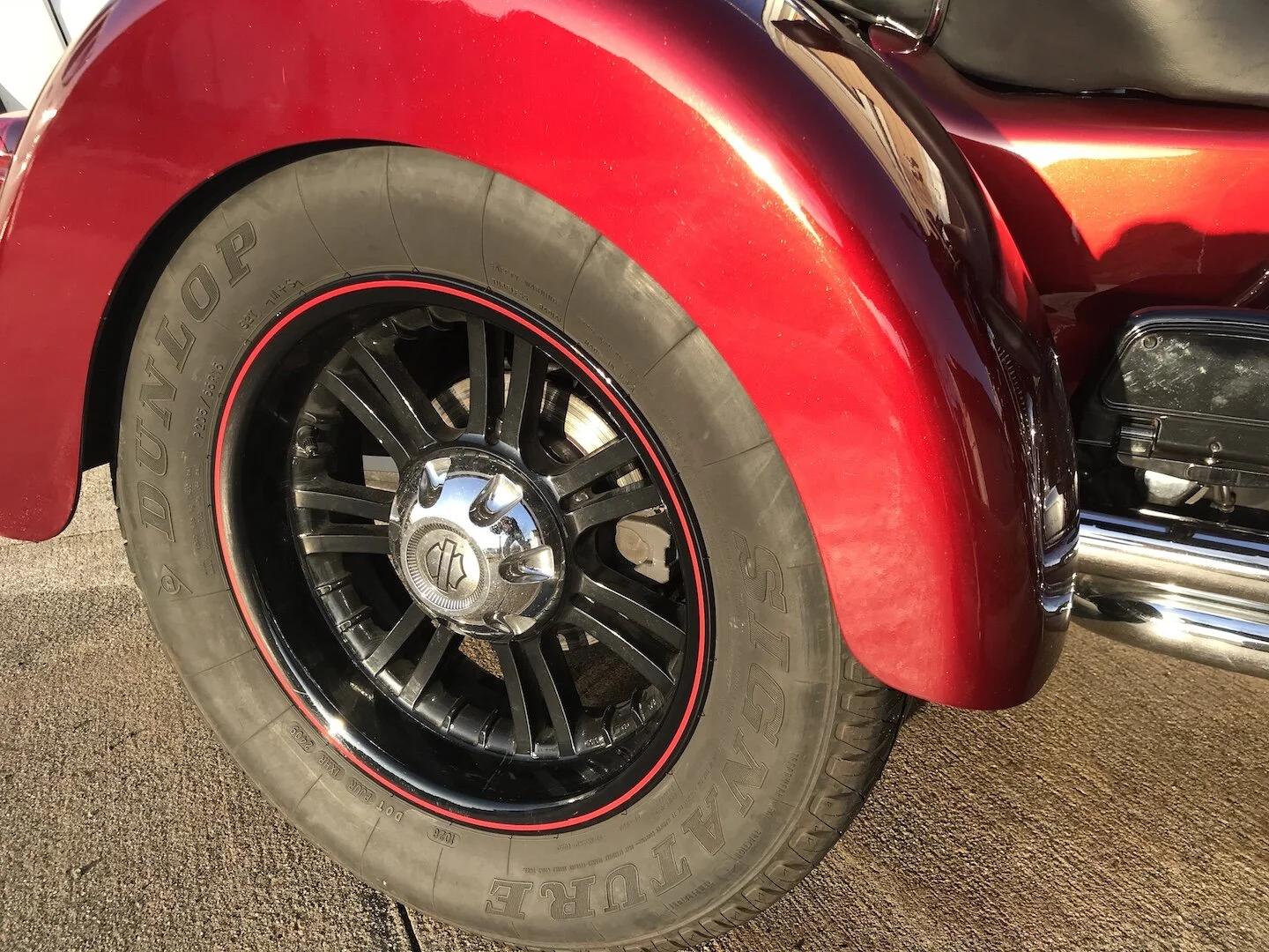 Install Pics - Red Rimstripes — Tapeworks Graphics