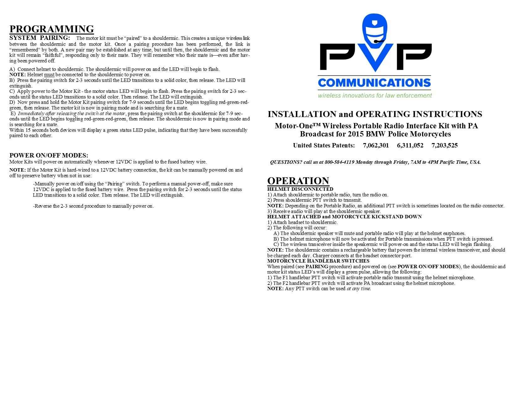 General 2 — PVP Communications