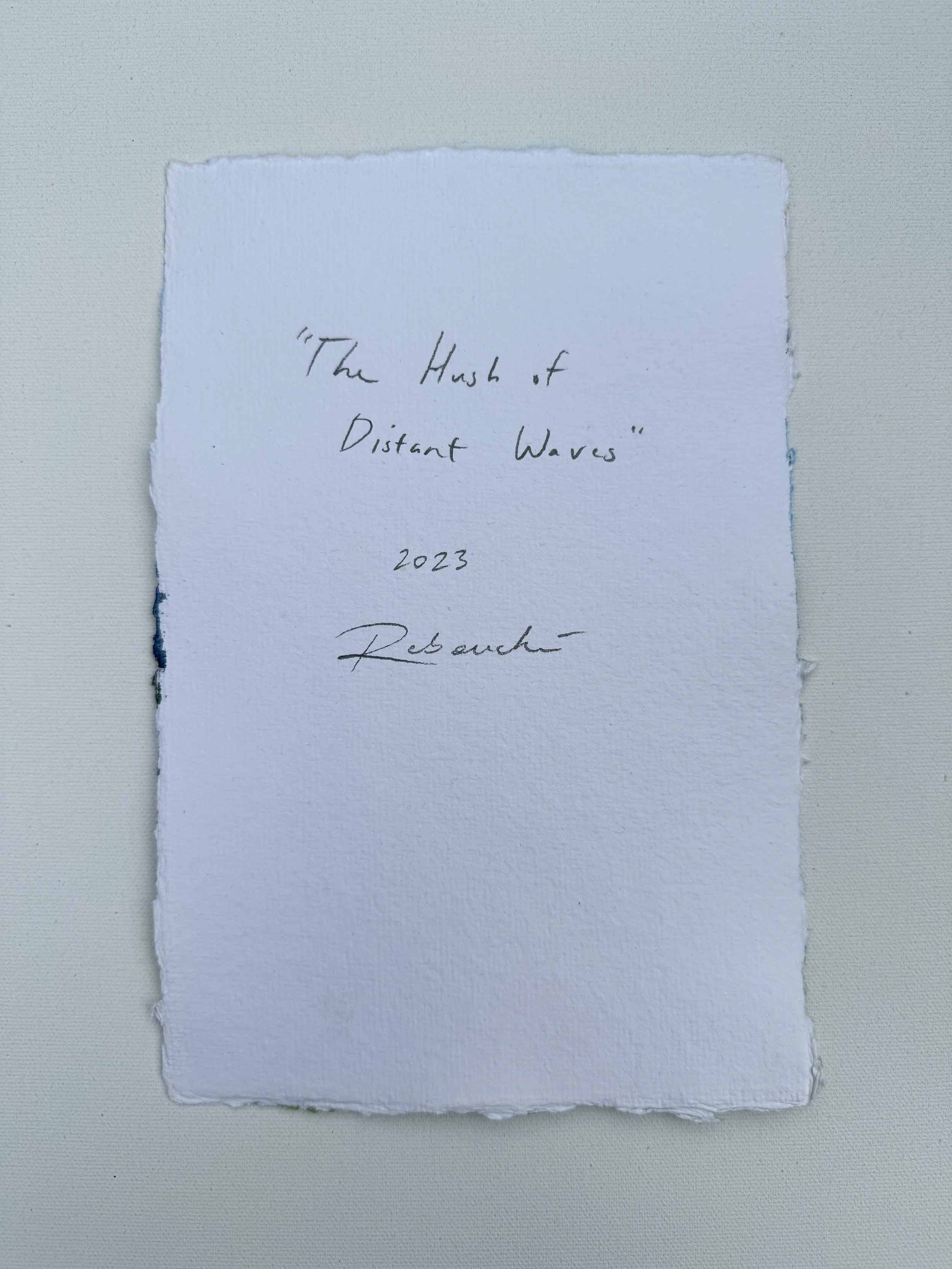 The Hush of Distant Waves — Rebecca Rebouché