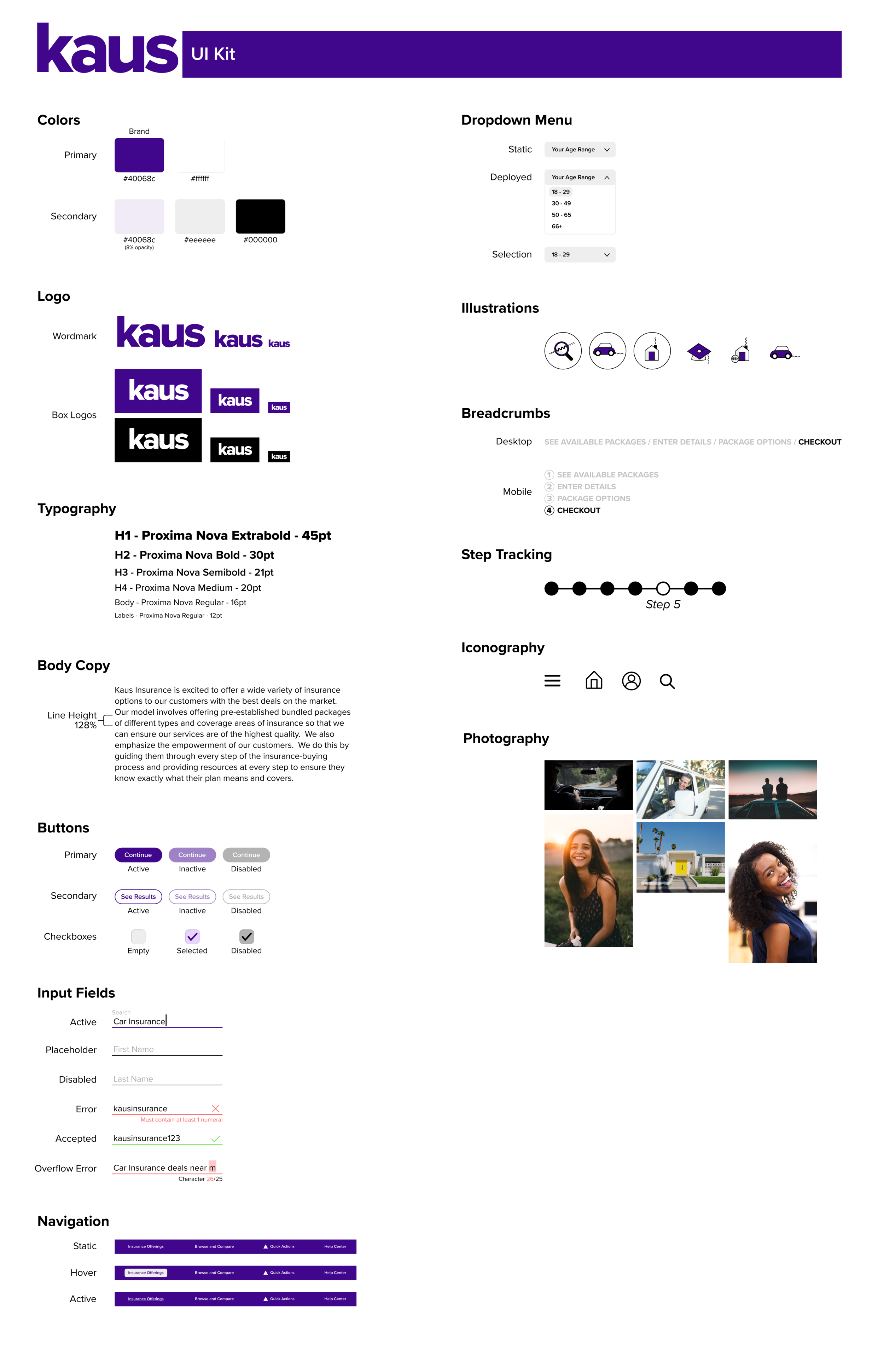 Kaus Insurance — Matt Tomko Design