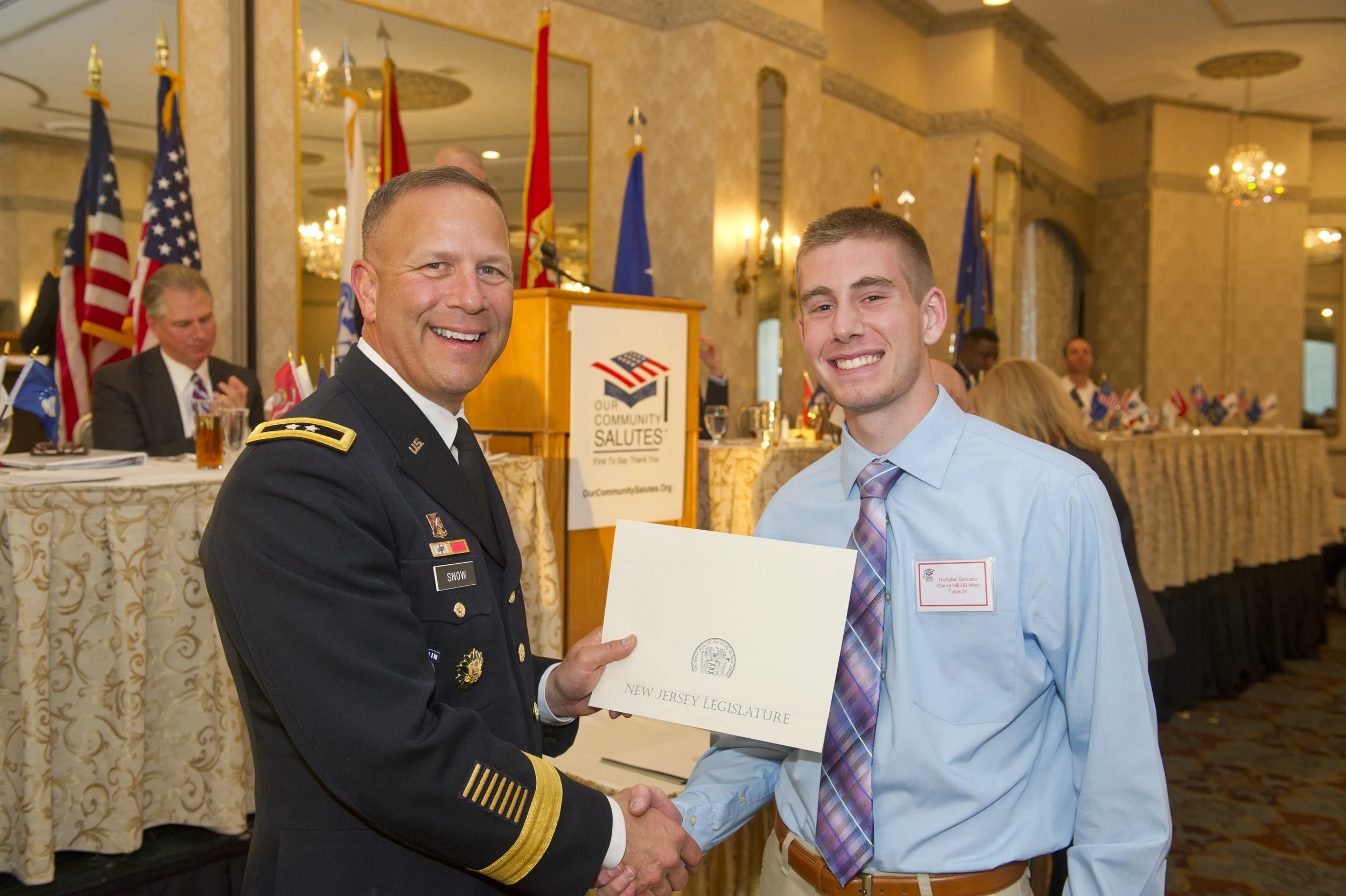 Virtual Thank You Card — Our Community Salutes