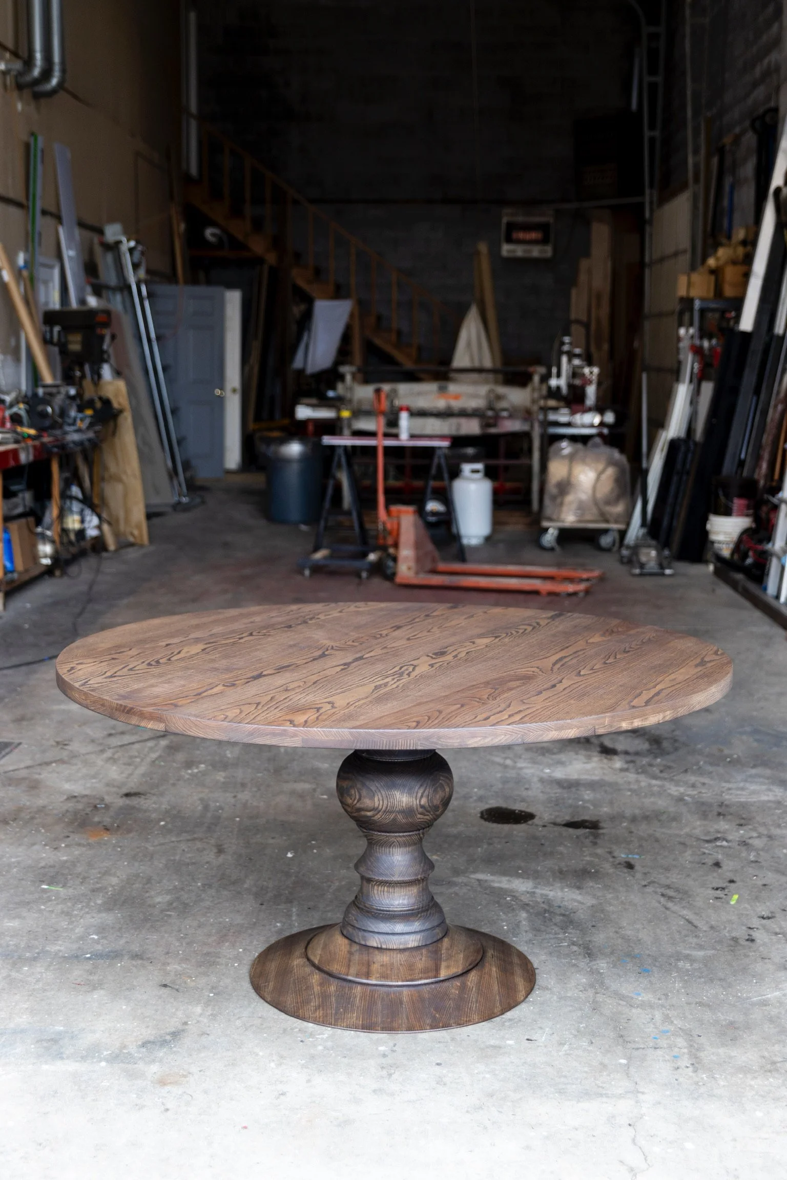 The Conway round pedestal dining table — The Southern Craftsmen