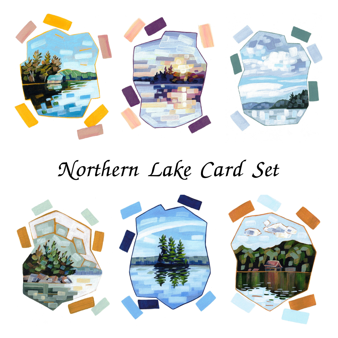 Northern Lake Card Set — Sim's Art Studio