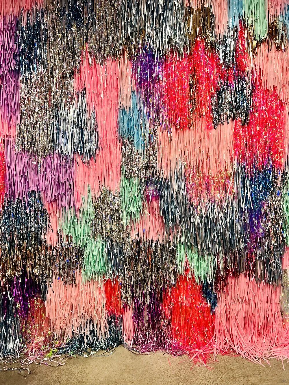 Tinsel Installation — Rachel Burke