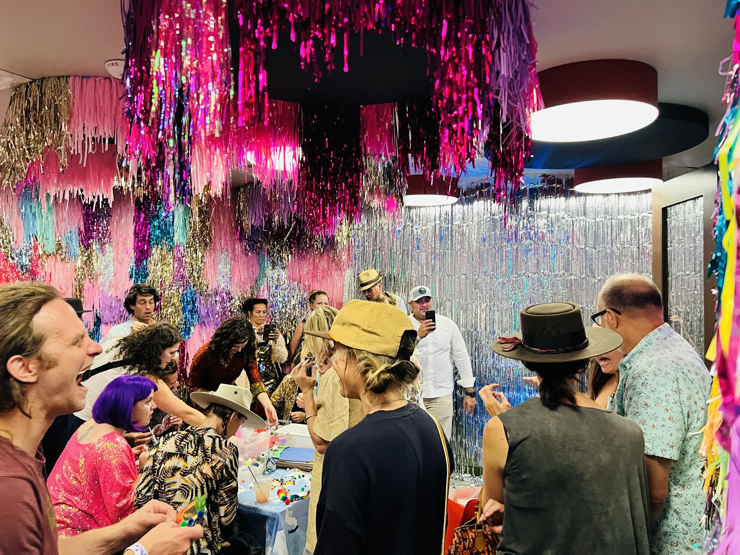 Tinsel Installation — Rachel Burke