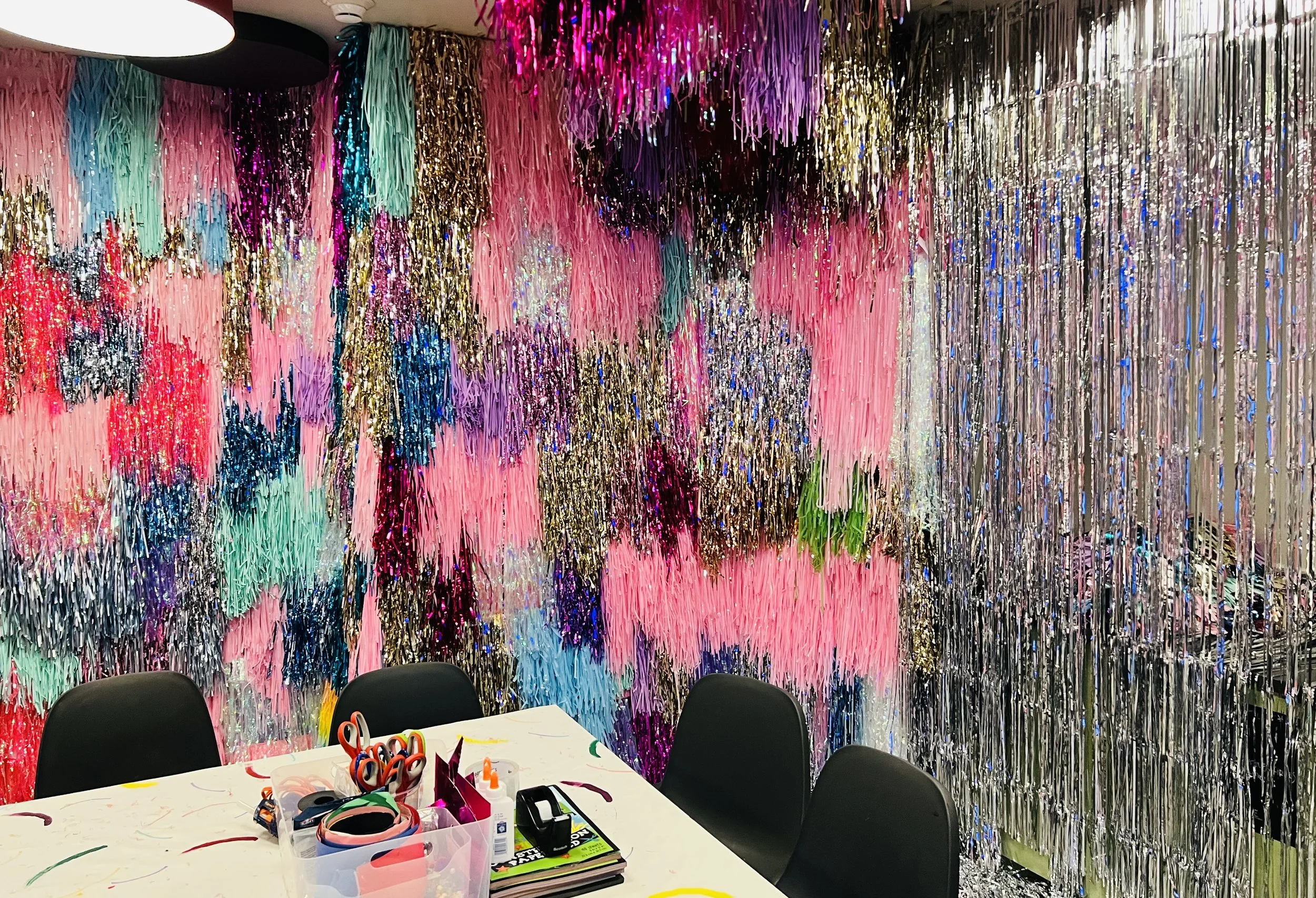 Tinsel Installation — Rachel Burke