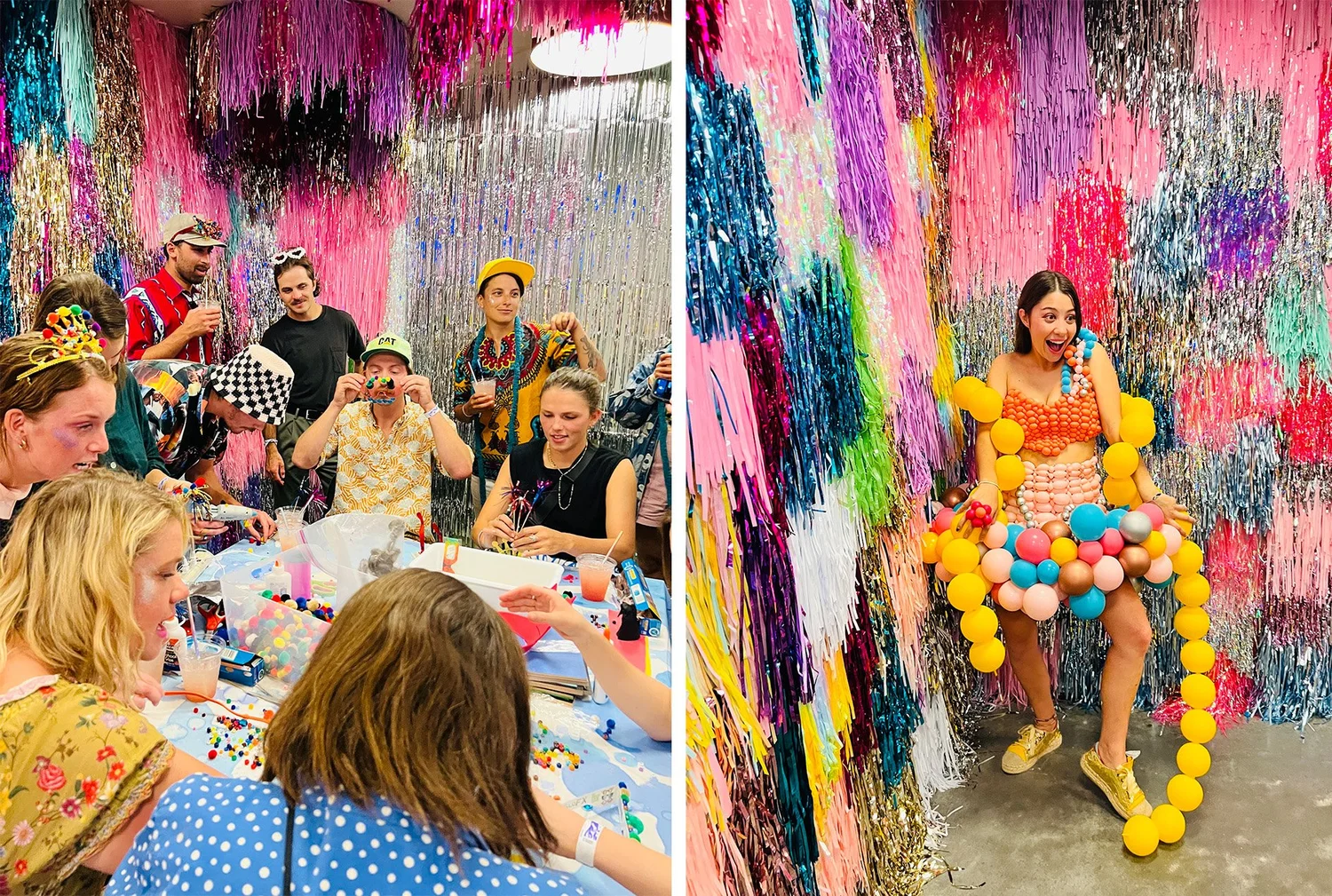 Tinsel Installation — Rachel Burke