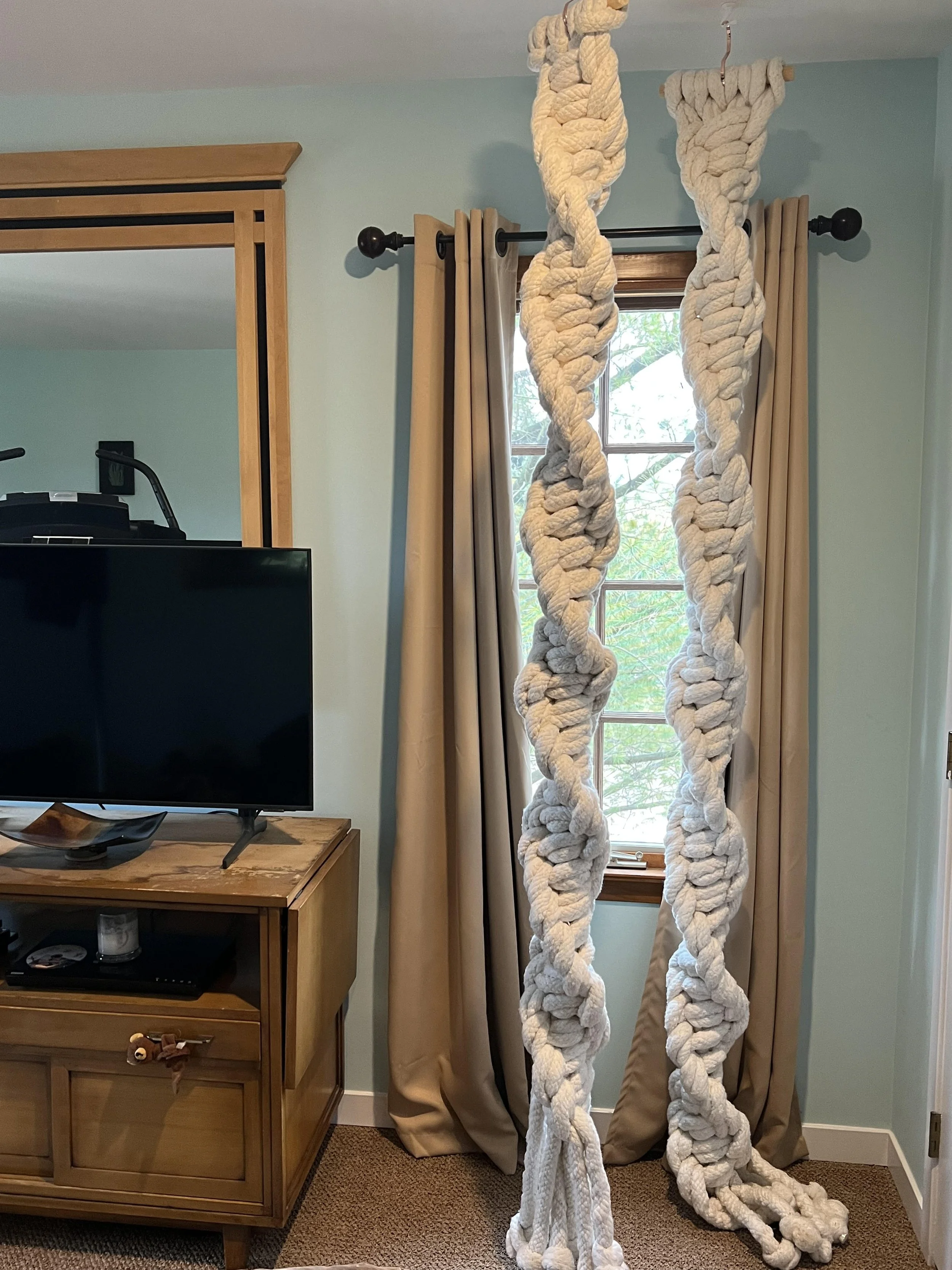 Plaited Lines - Cotton — Earthworks Macrame