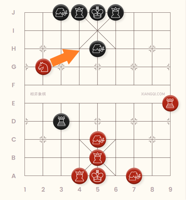 Xiangqi Checkmate Strategy - The Palcorner Horse Checkmate — Xiangqi.com