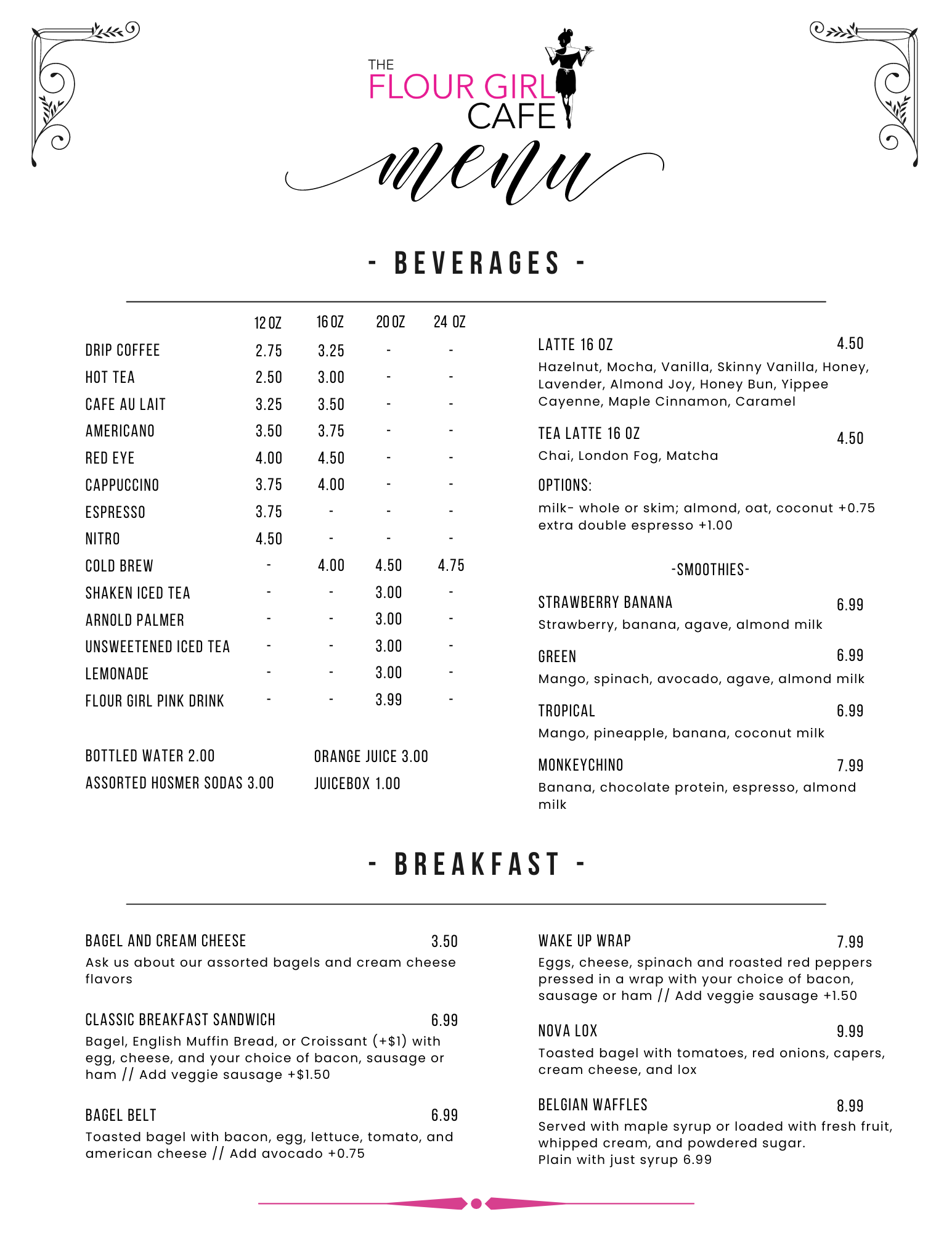 The Cafe — The Flour Girl