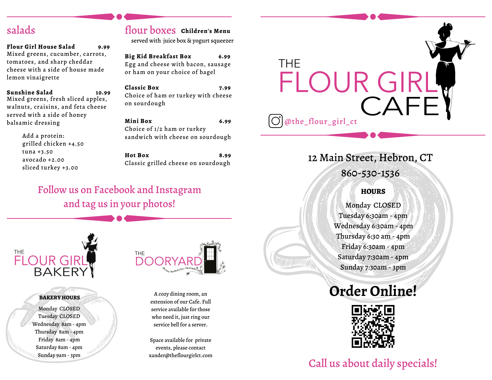 The Cafe — The Flour Girl