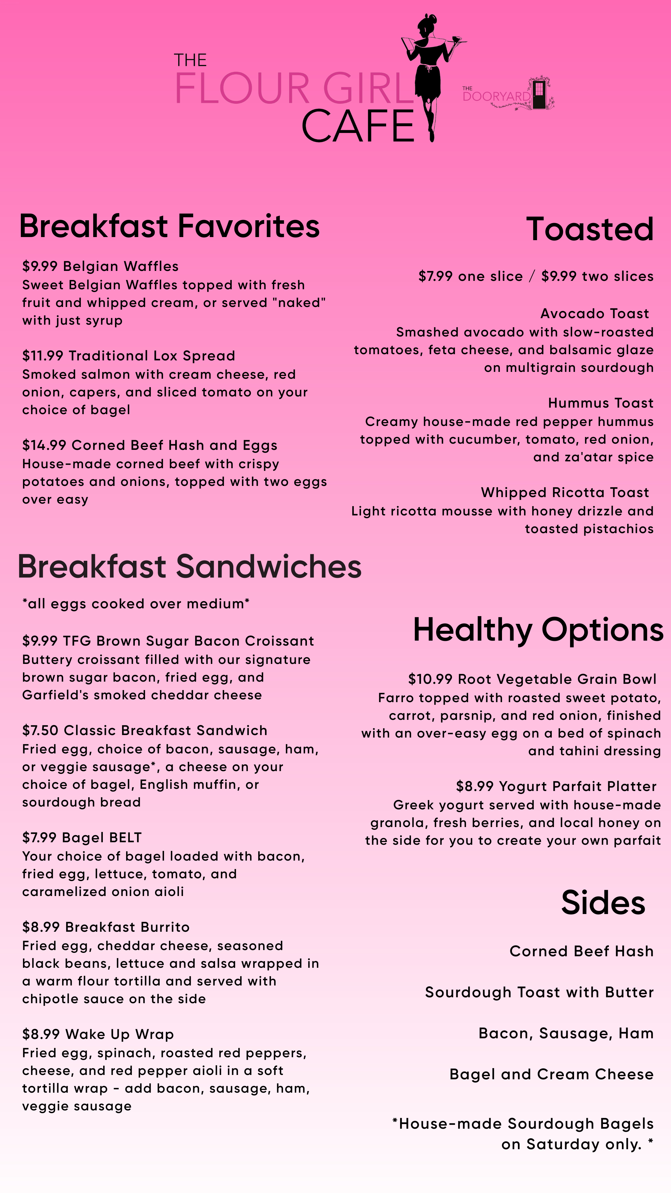 The Cafe — The Flour Girl