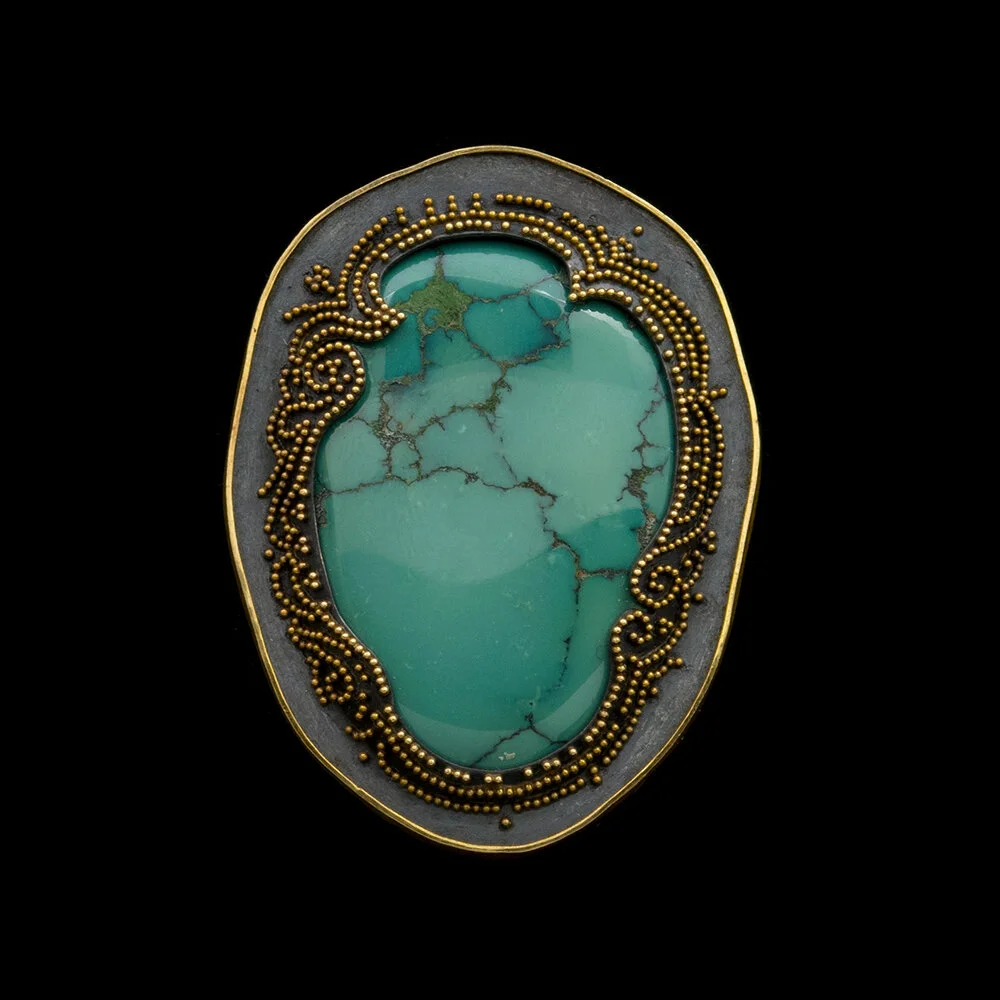 Fiddlehead Fern Pin — Judith Kinghorn Design