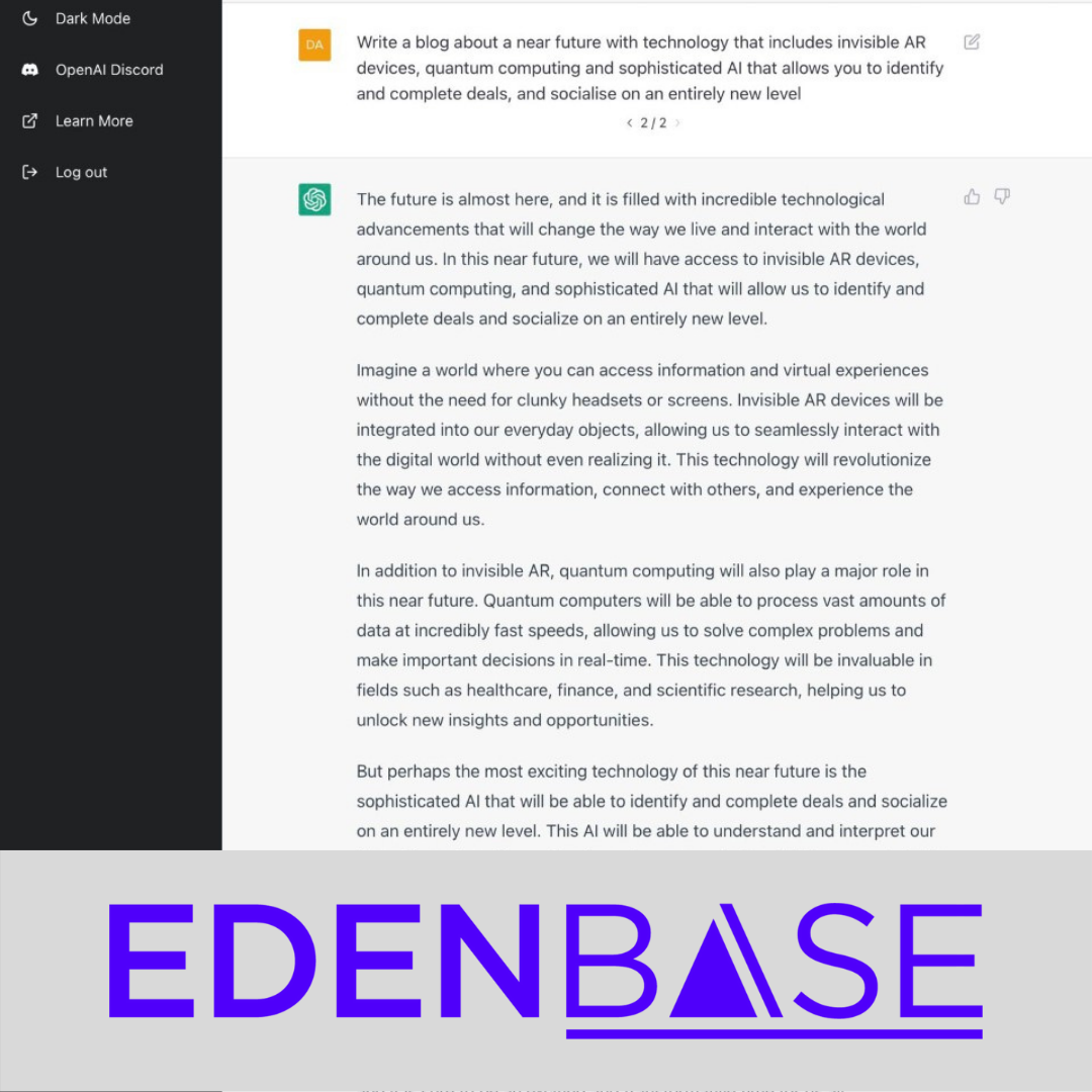 EdenBase - Ecosystem & hub, knowledge base & fund
