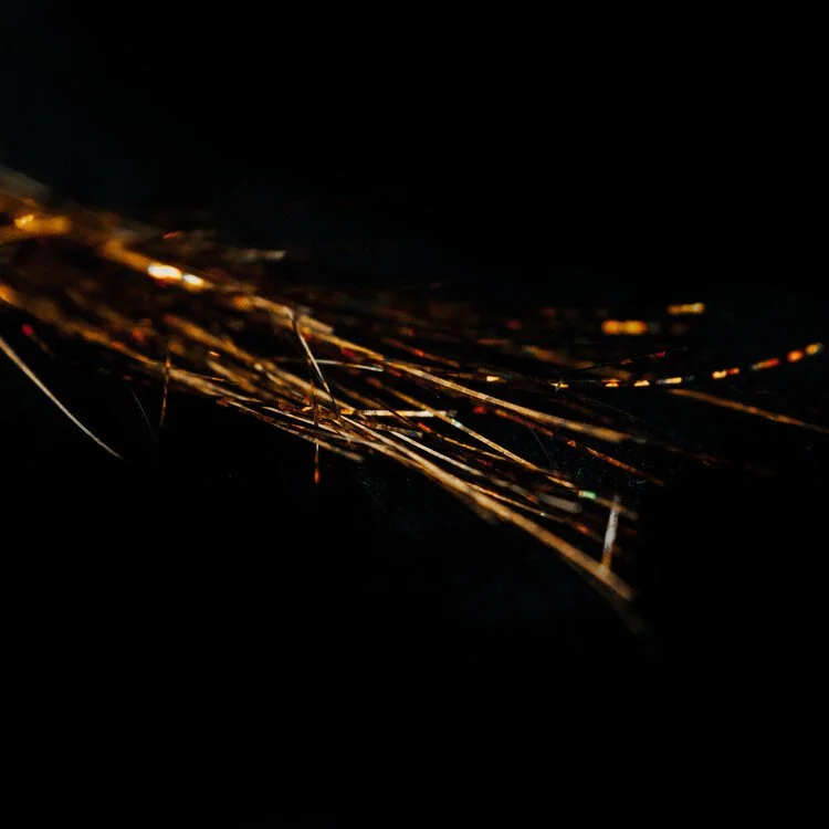 Hair sparkles also known as fairy hair or hair tinsel