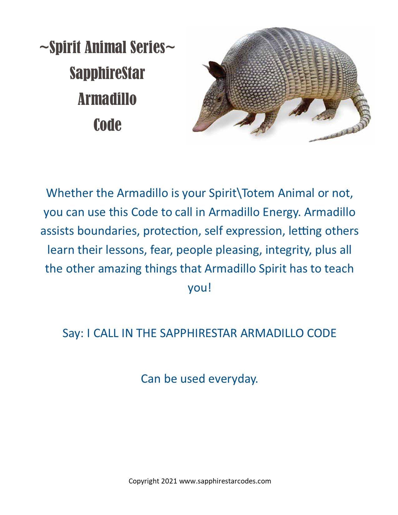 Spirit Animal Codes — Nelle Mack