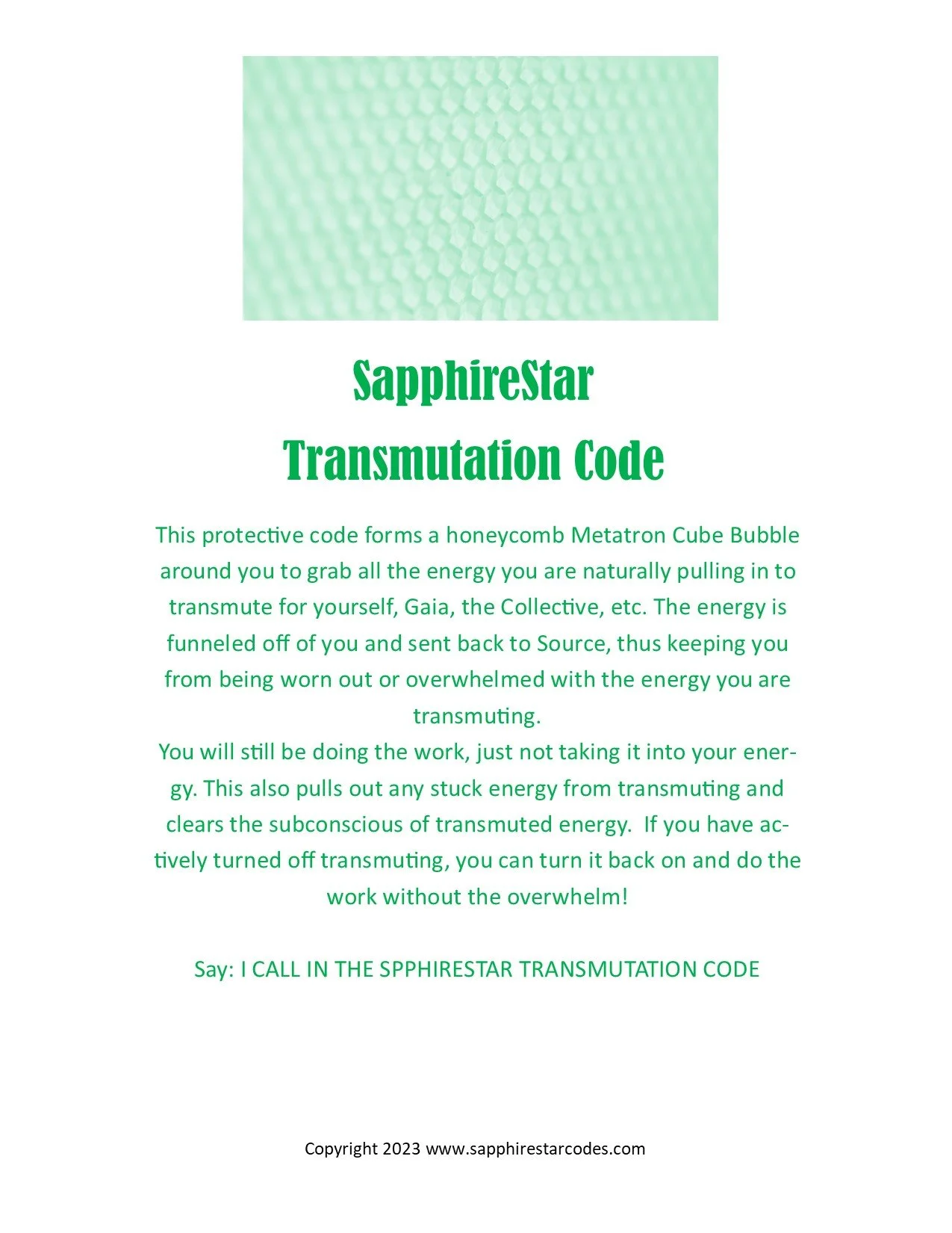 Protection Codes — Nelle Mack