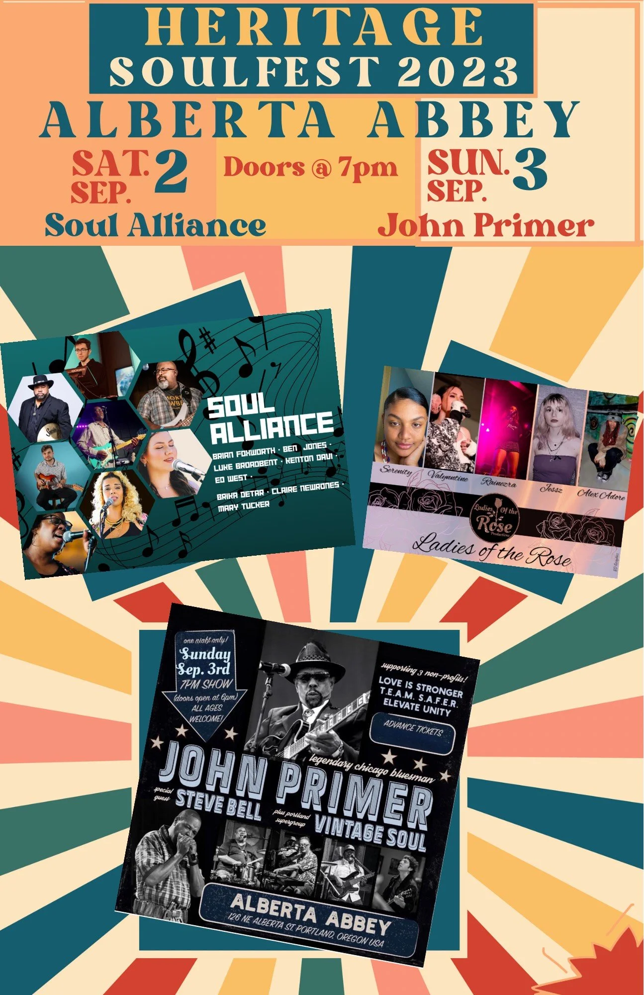 Heritage Soulfest 2023: Soul Alliance w/ special guests Ladies of the ...