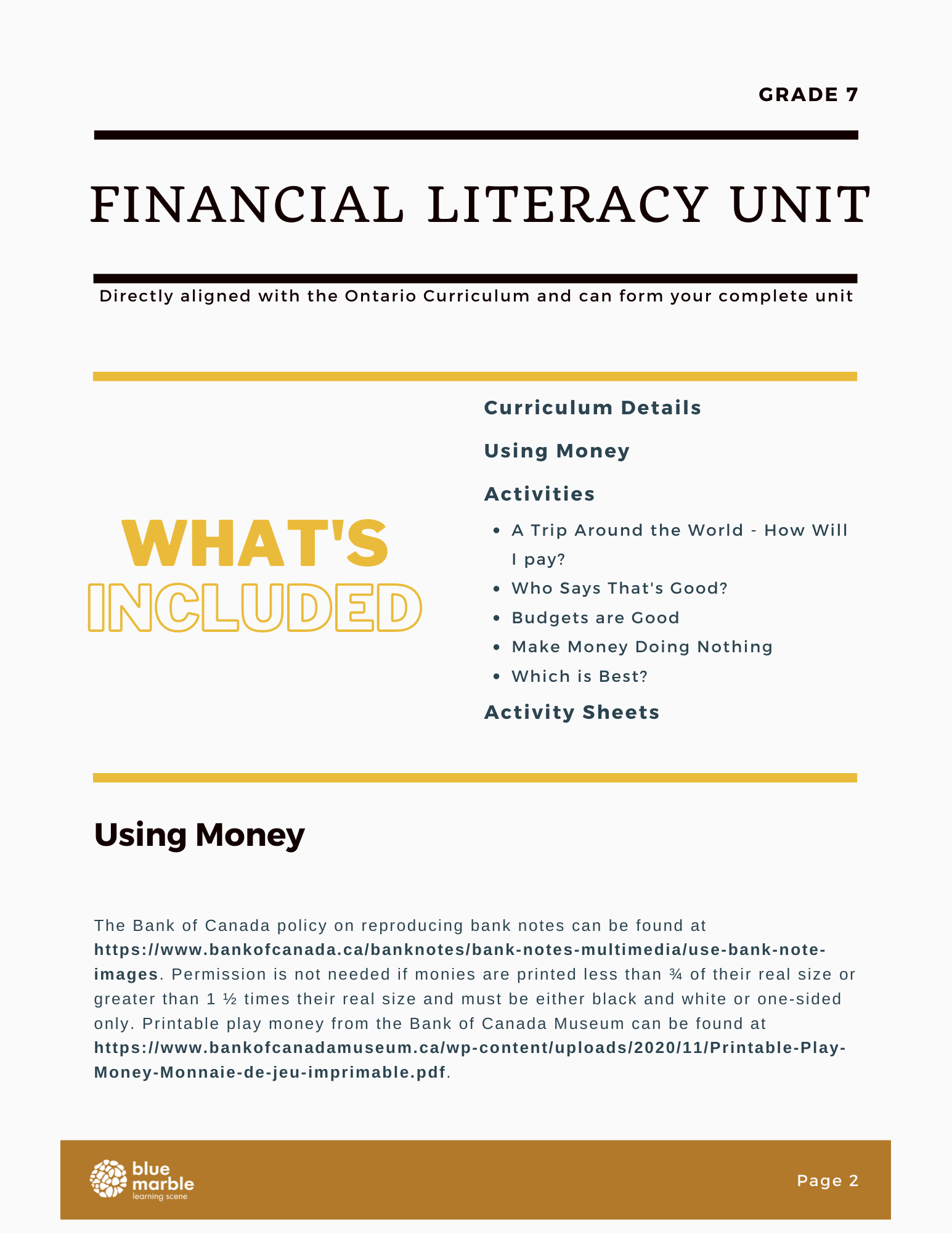 blue marble learning scene store