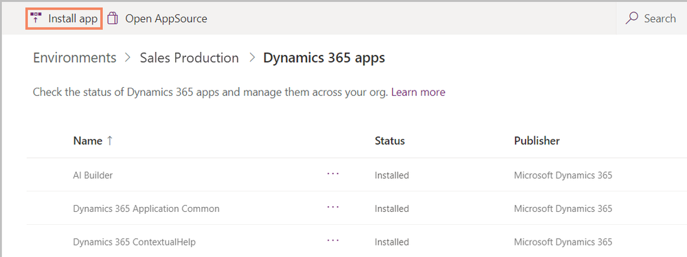 How do i add the Sales Solution App to Dynamics 365? — the tin dog