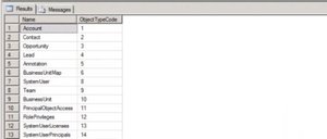 How do I get a list of Object Type Codes from Dynamics 365? (On Premise) — the tin dog
