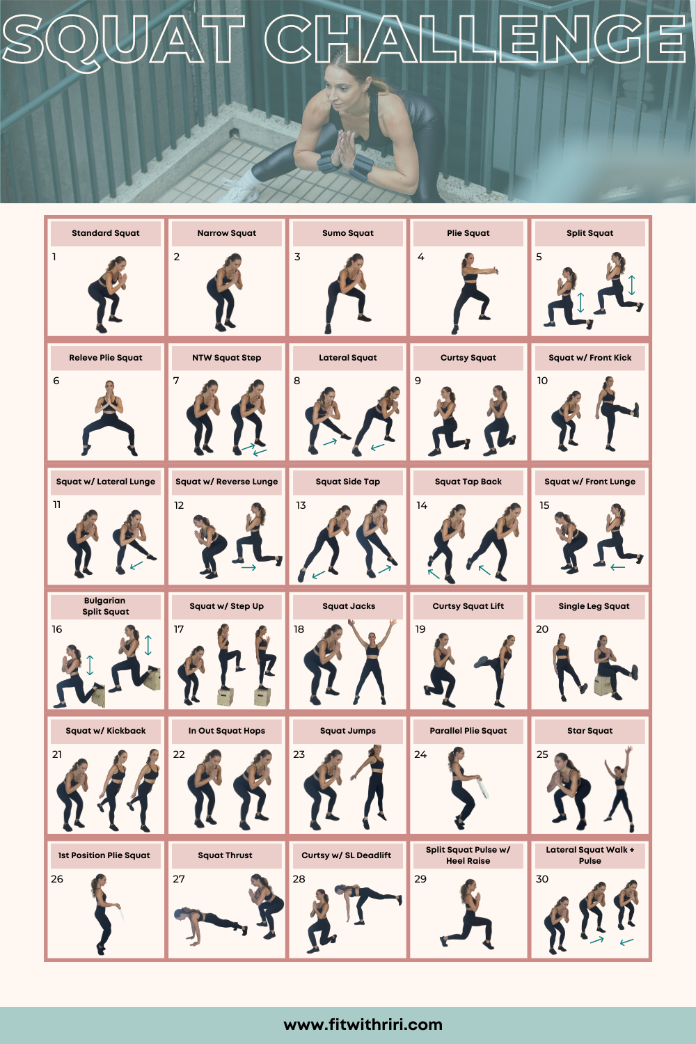 30 Day Squat Challenge Pdf