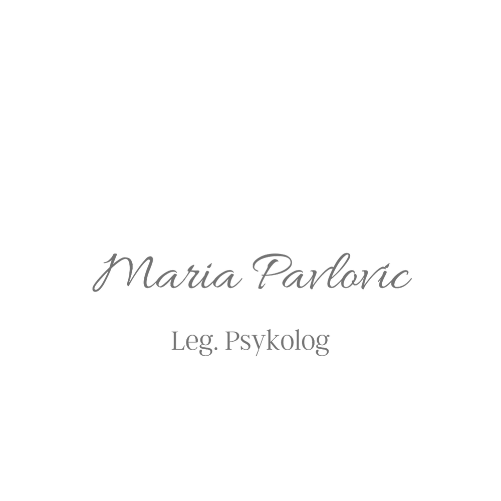 Legitimerad psykolog Malmö - Maria Pavlovic