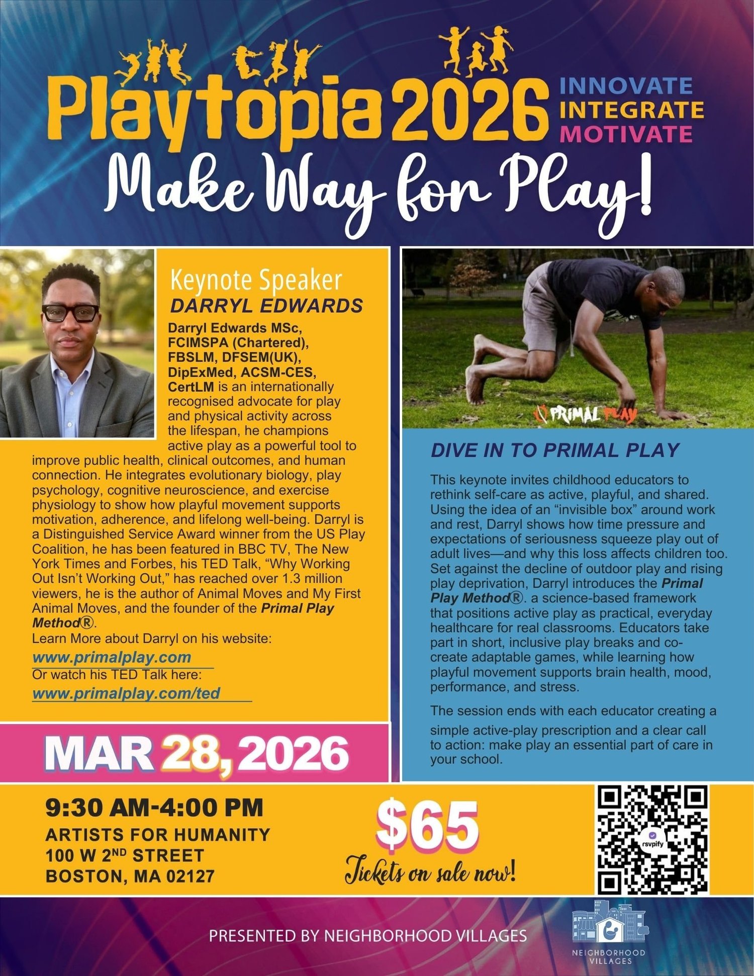 Playtopia 2026 — Neighborhood Villages