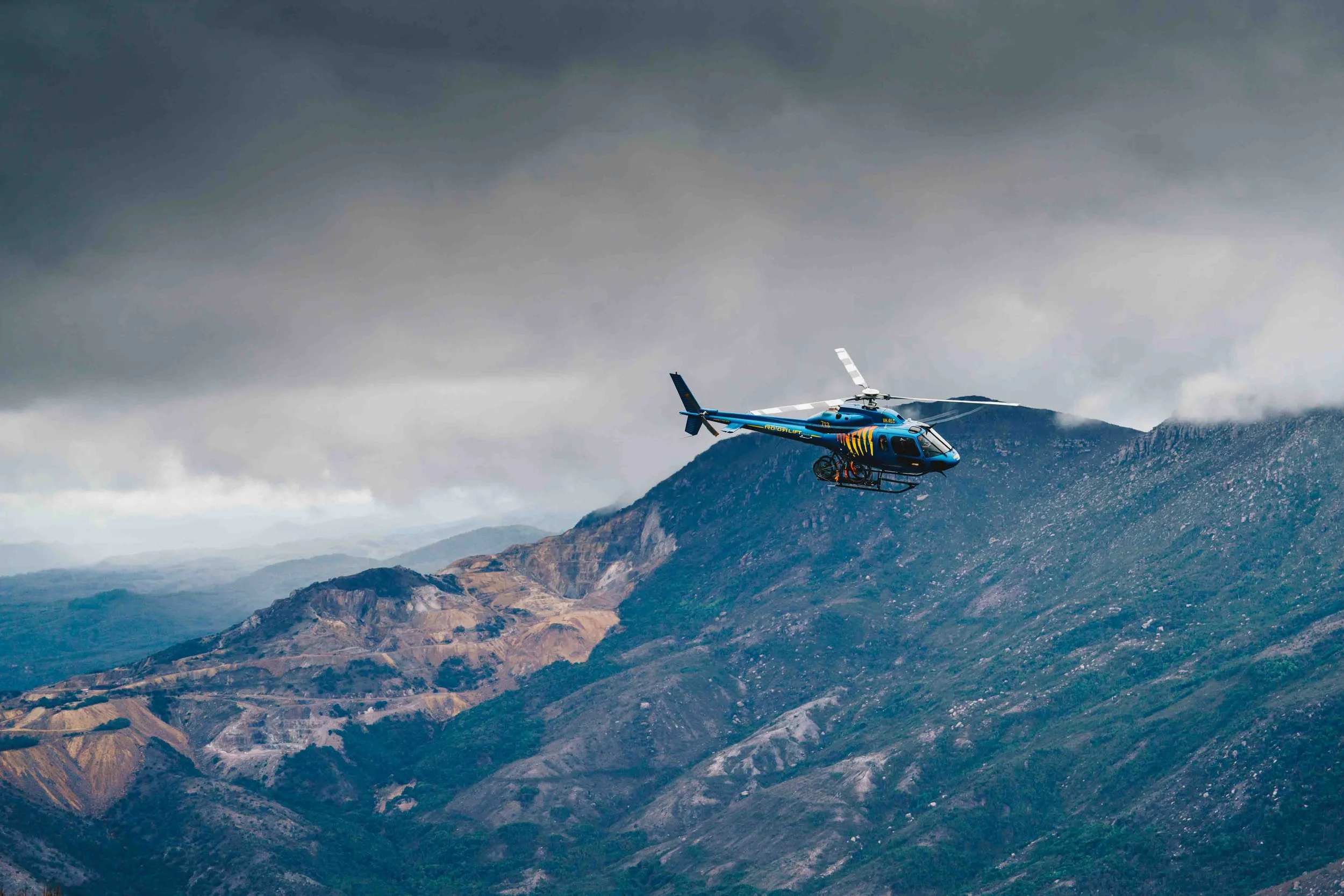Heli Biking — Into The Wild | Premium Mountain Bike Tours Tasmania