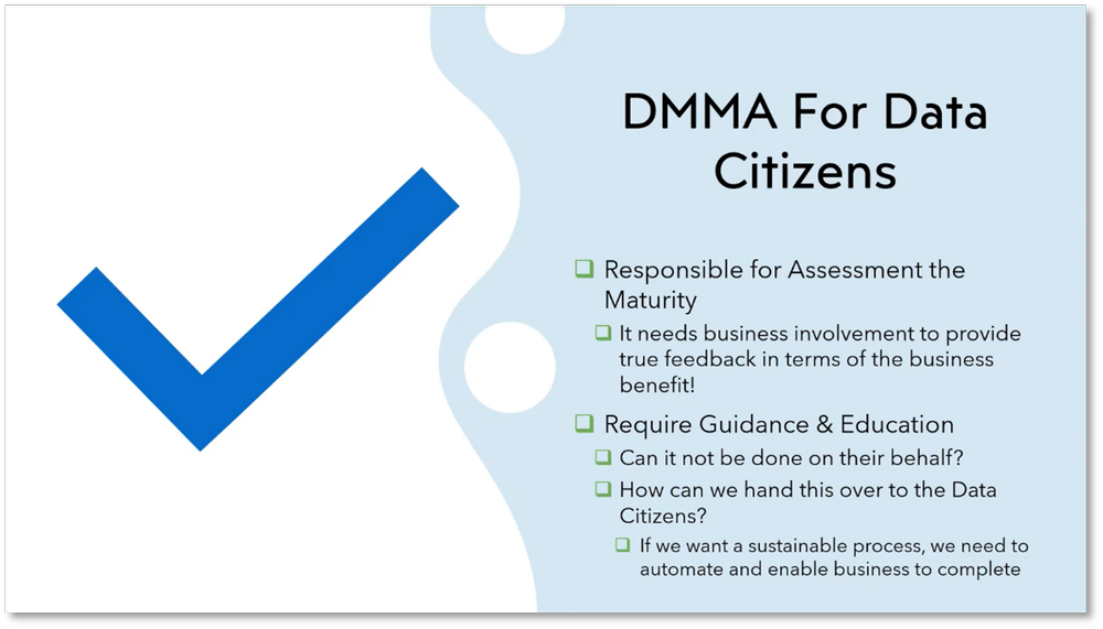 Data Management Maturity Assessments for Data Citizens — Modelware Systems