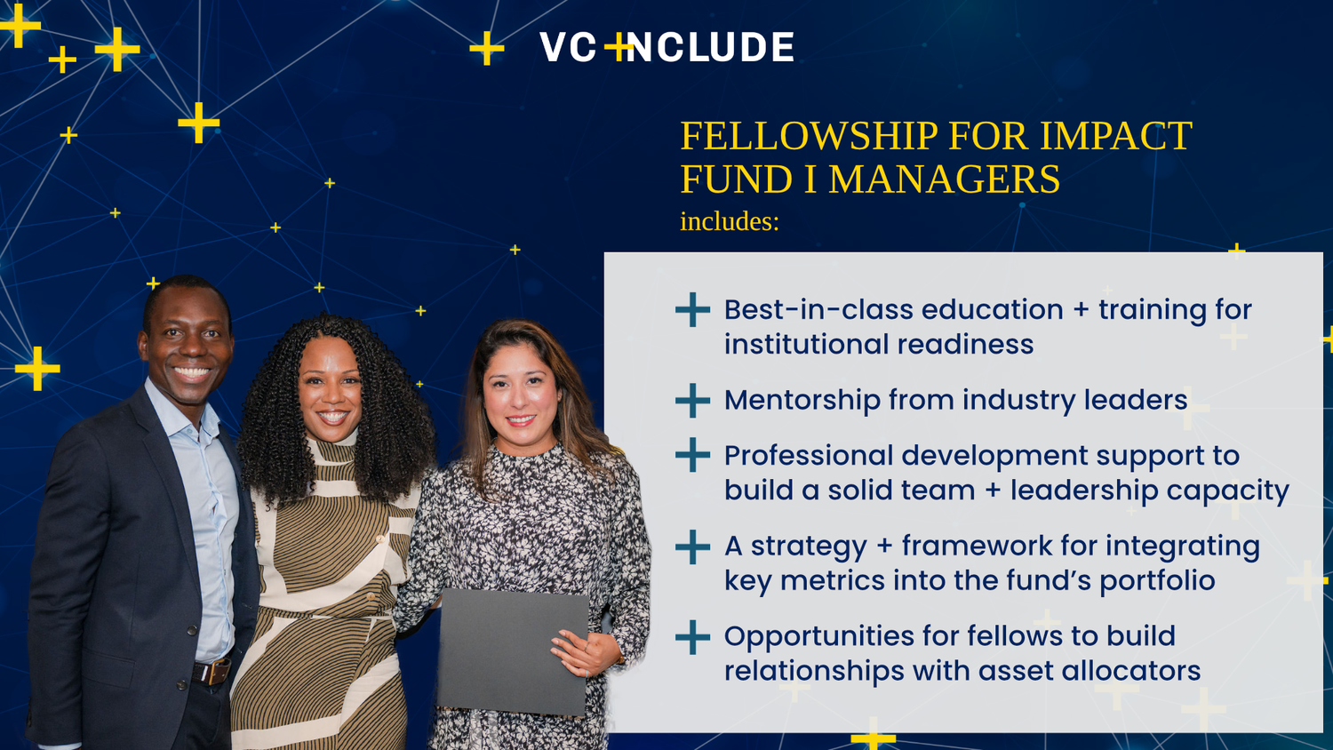 VC Include Fellowship for Impact Fund I Managers — VC Include