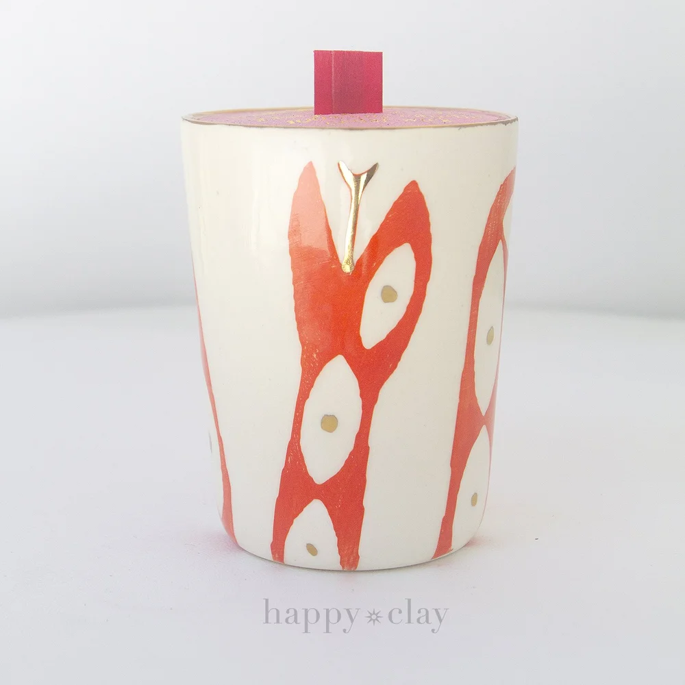 Handmade functional statement pottery — Happy Clay