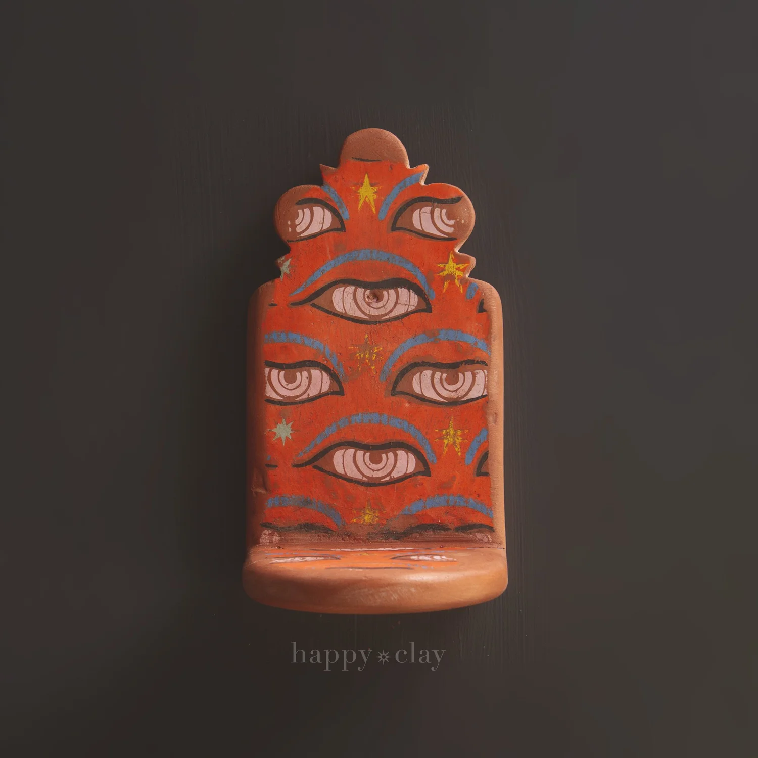 Handmade functional statement pottery — Happy Clay