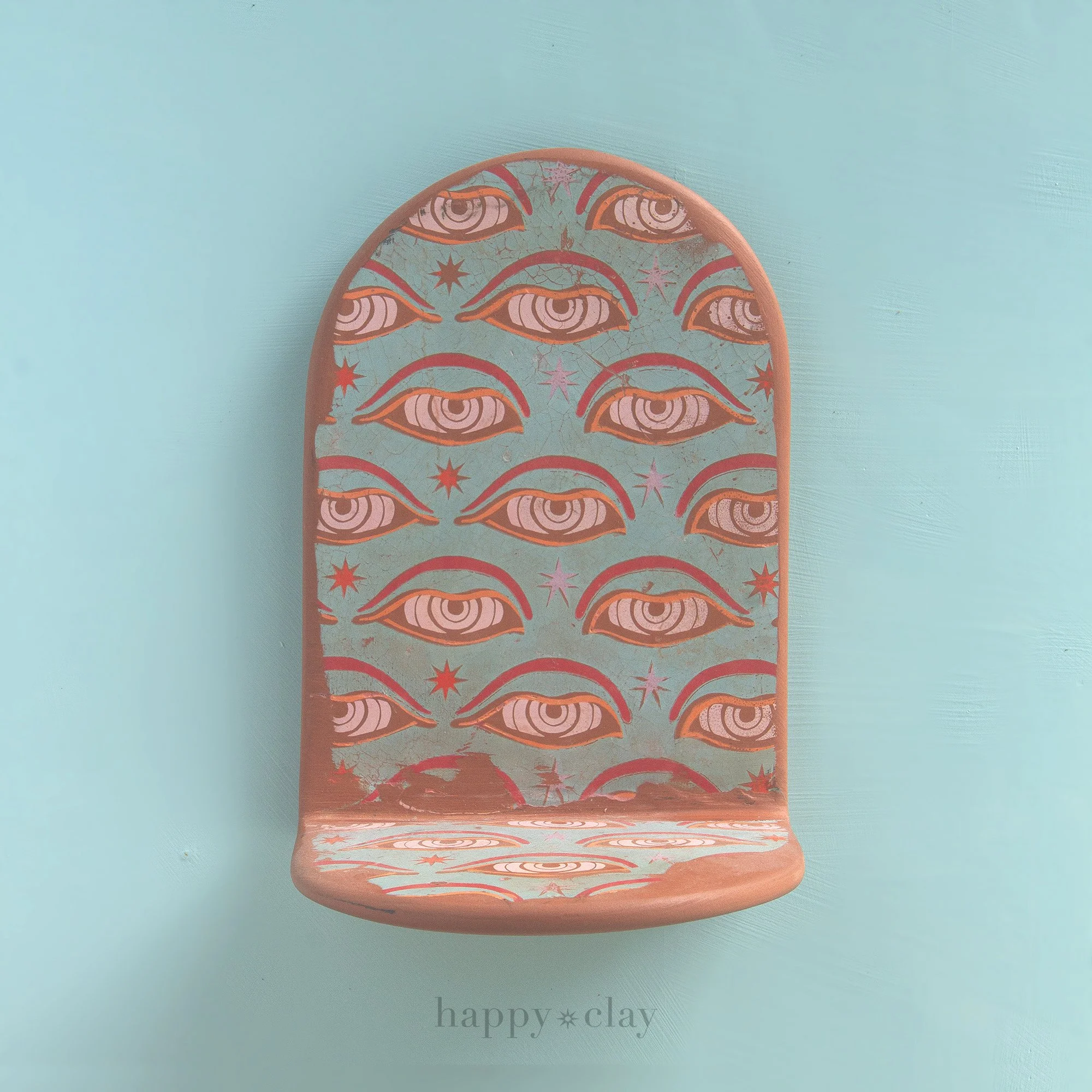 Handmade functional statement pottery — Happy Clay