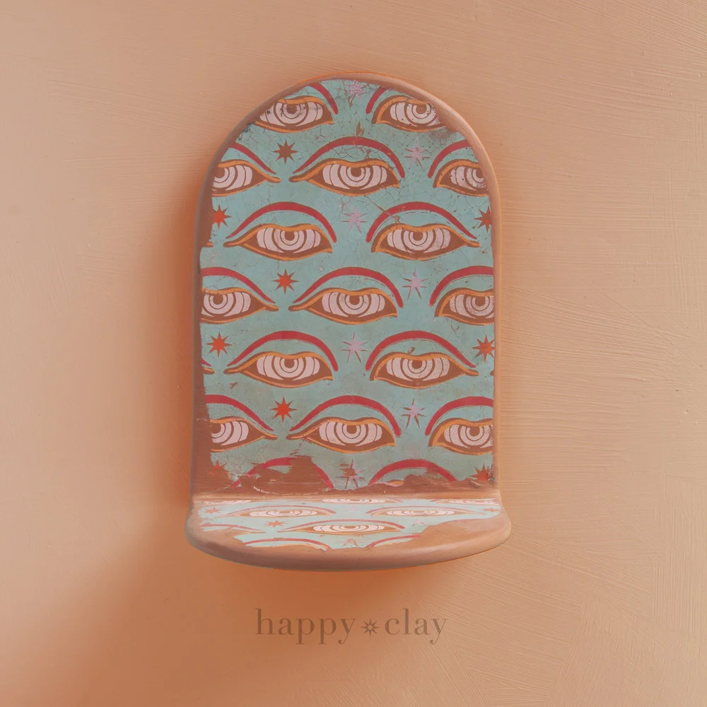 Handmade functional statement pottery — Happy Clay