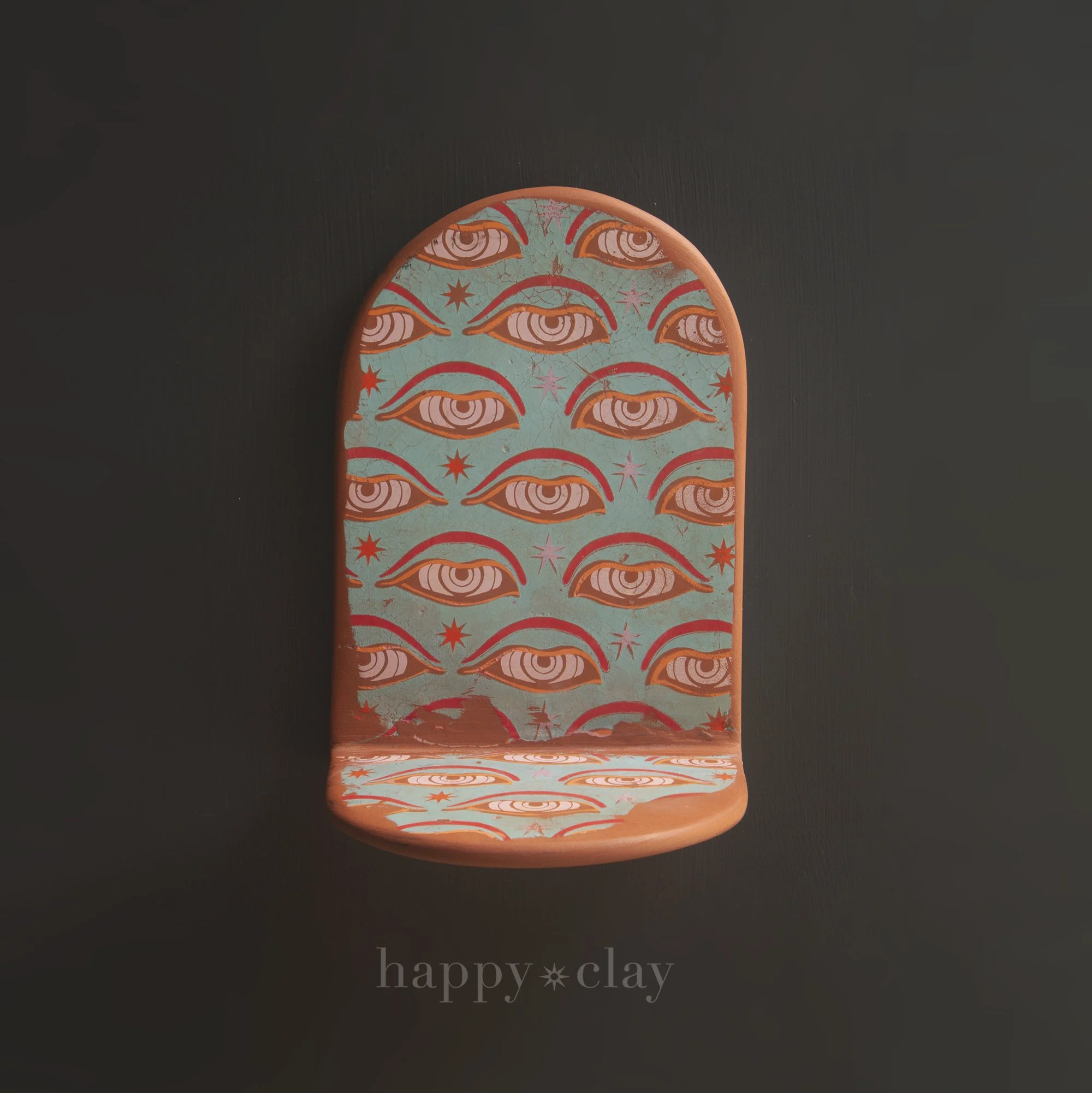 Handmade functional statement pottery — Happy Clay